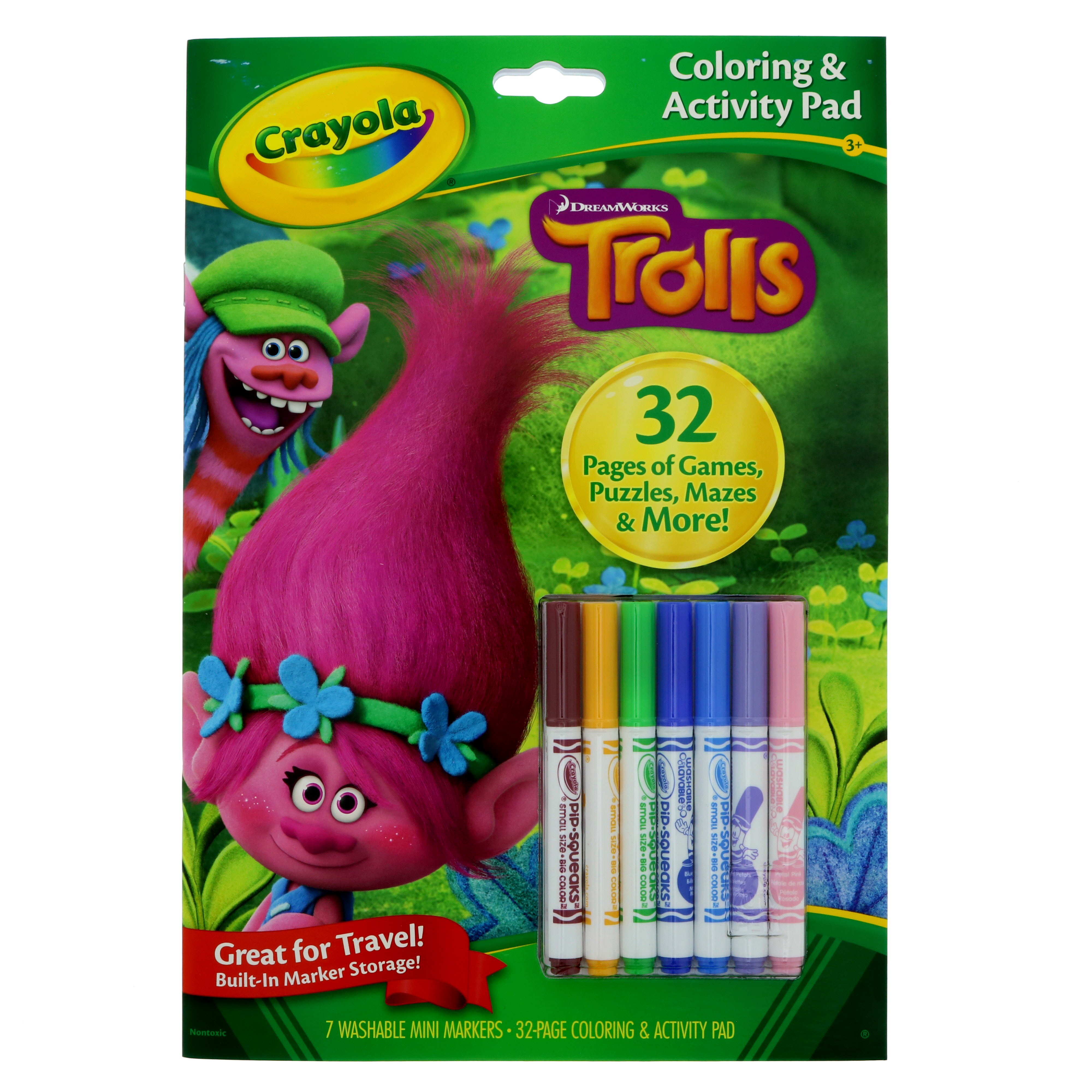Crayola Trolls Coloring & Activity Pad with Markers - Shop Books ...