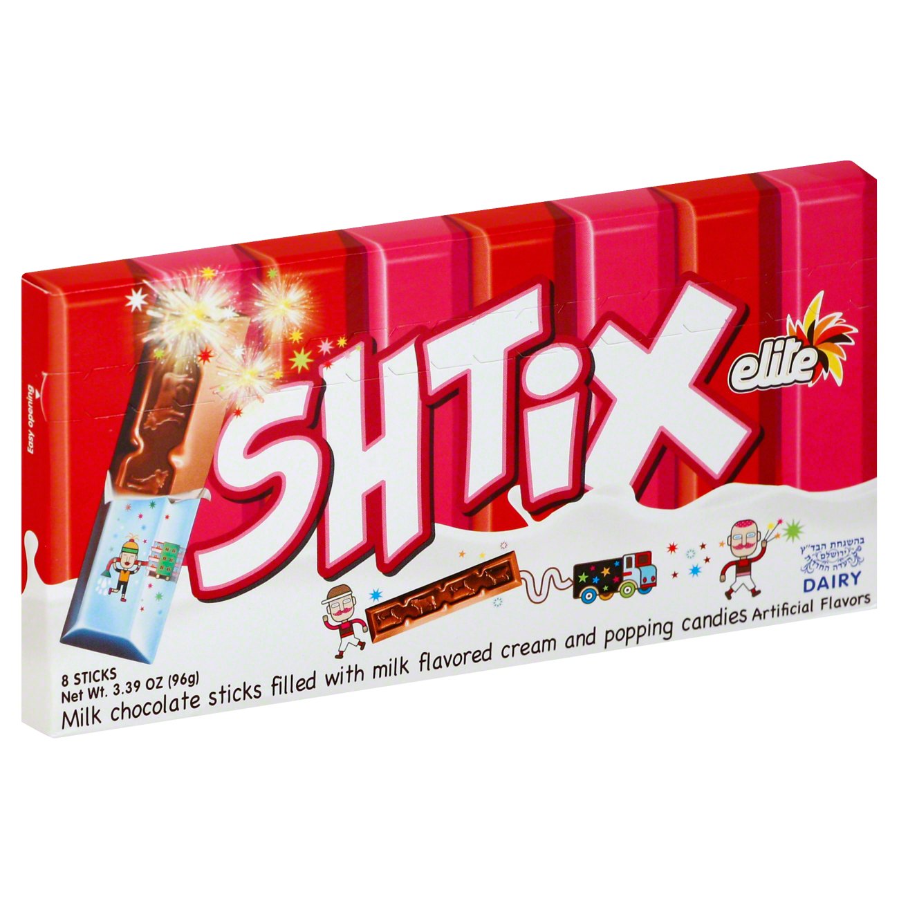 Elite Shtix Milk Chocolate Sticks with Popping Candies - Shop Candy at ...