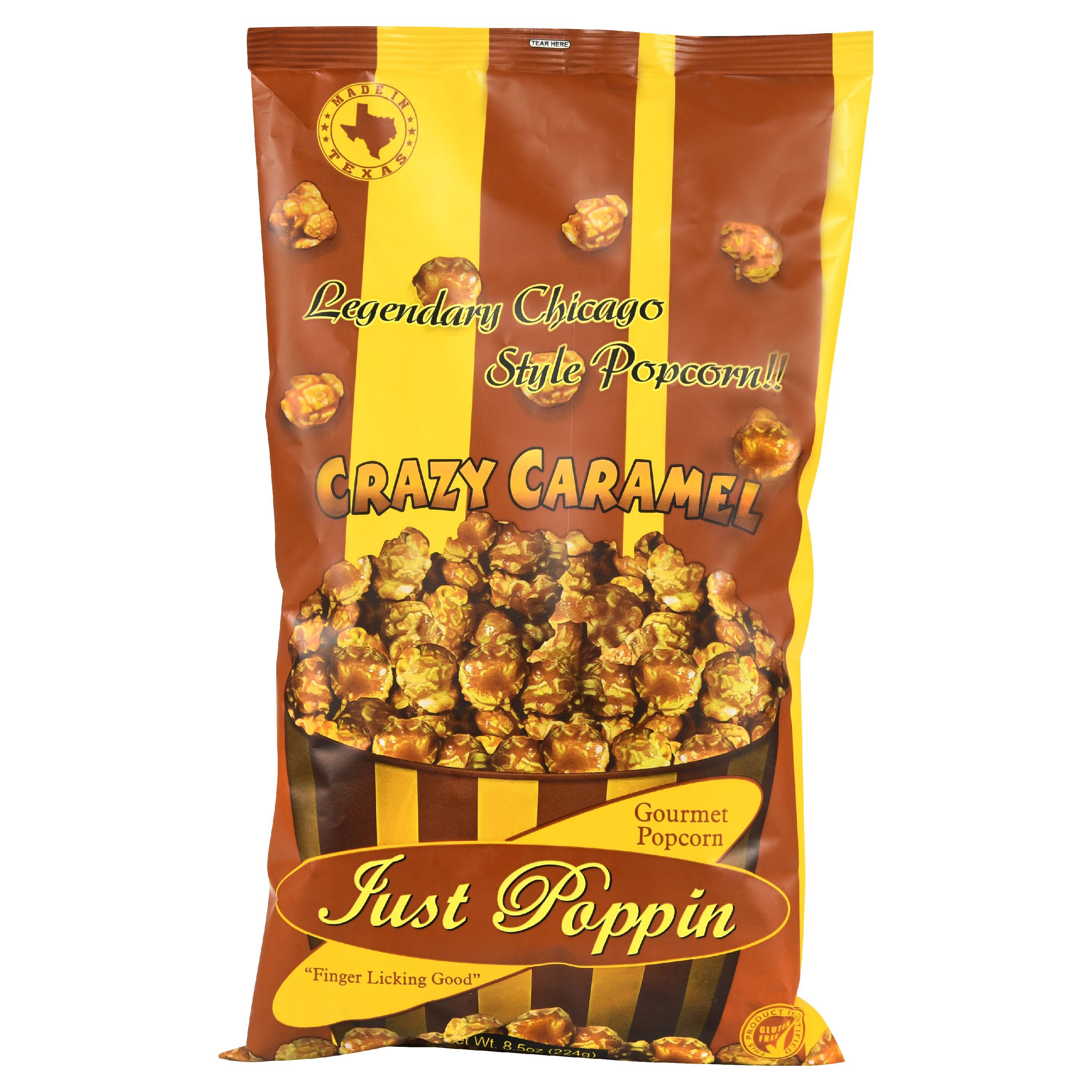Just Poppin Gourmet Popcorn - Crazy Caramel - Shop Popcorn at H-E-B