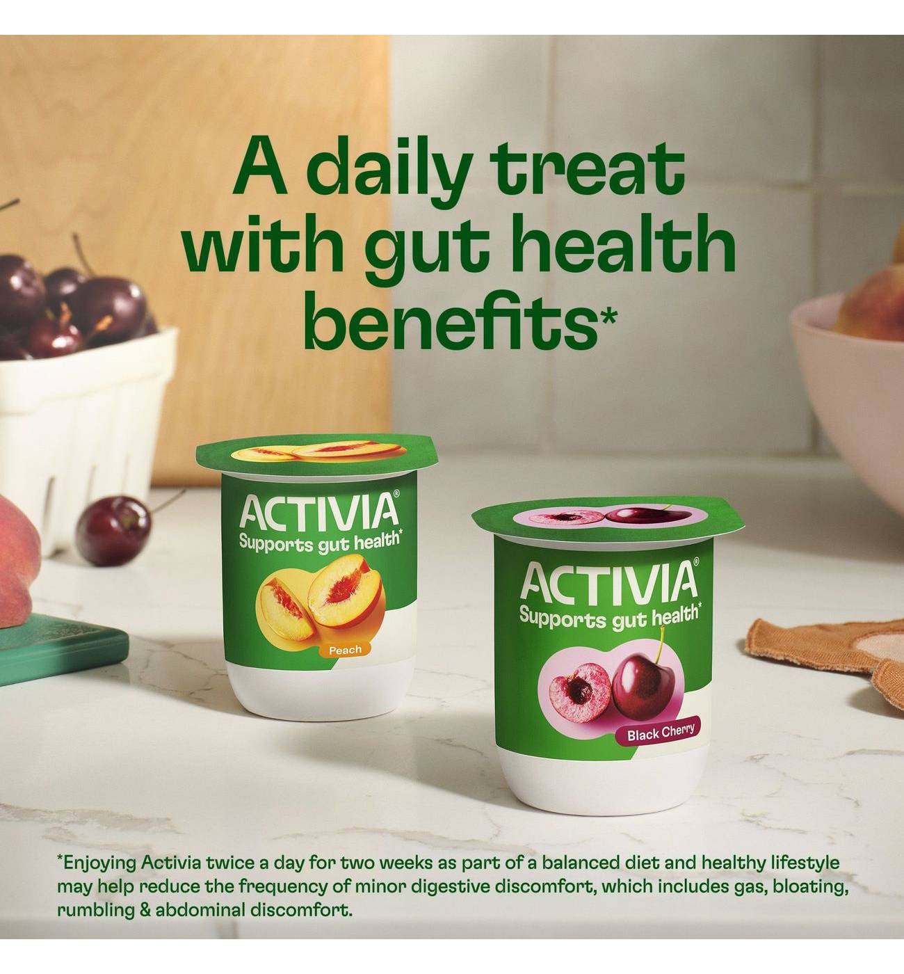 Activia Low Fat Probiotic Prune Yogurt - Shop Yogurt at H-E-B