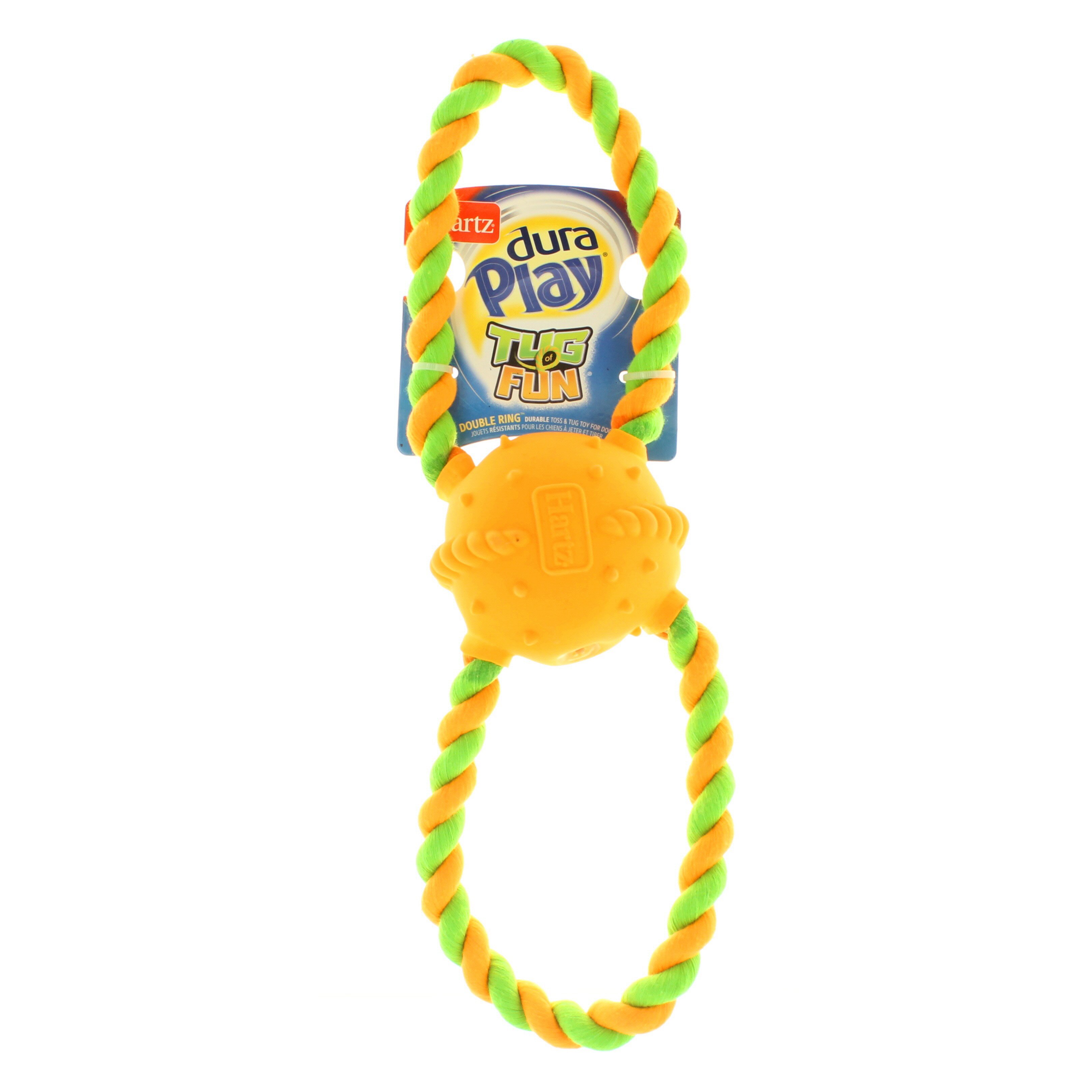 Hartz Dura Play Tug Of Fun Double Ring Dog Toy - Shop Rope & tug toys ...