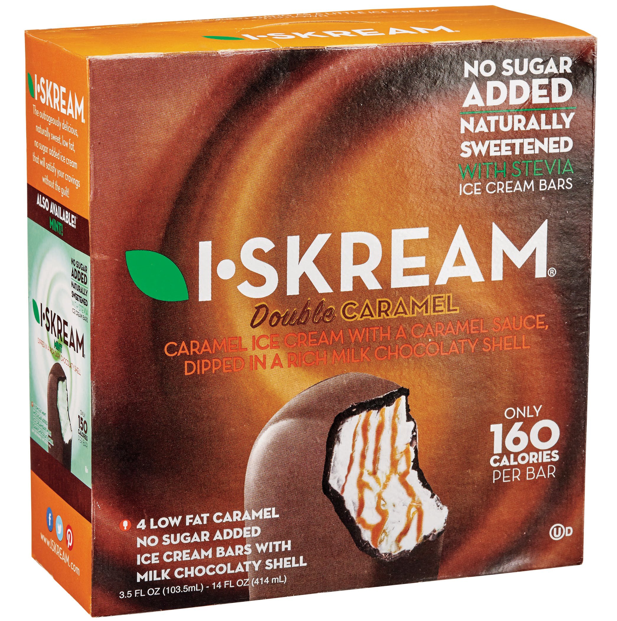 Iskream Double Caramel Ice Cream Bars - Shop Bars & pops at H-E-B