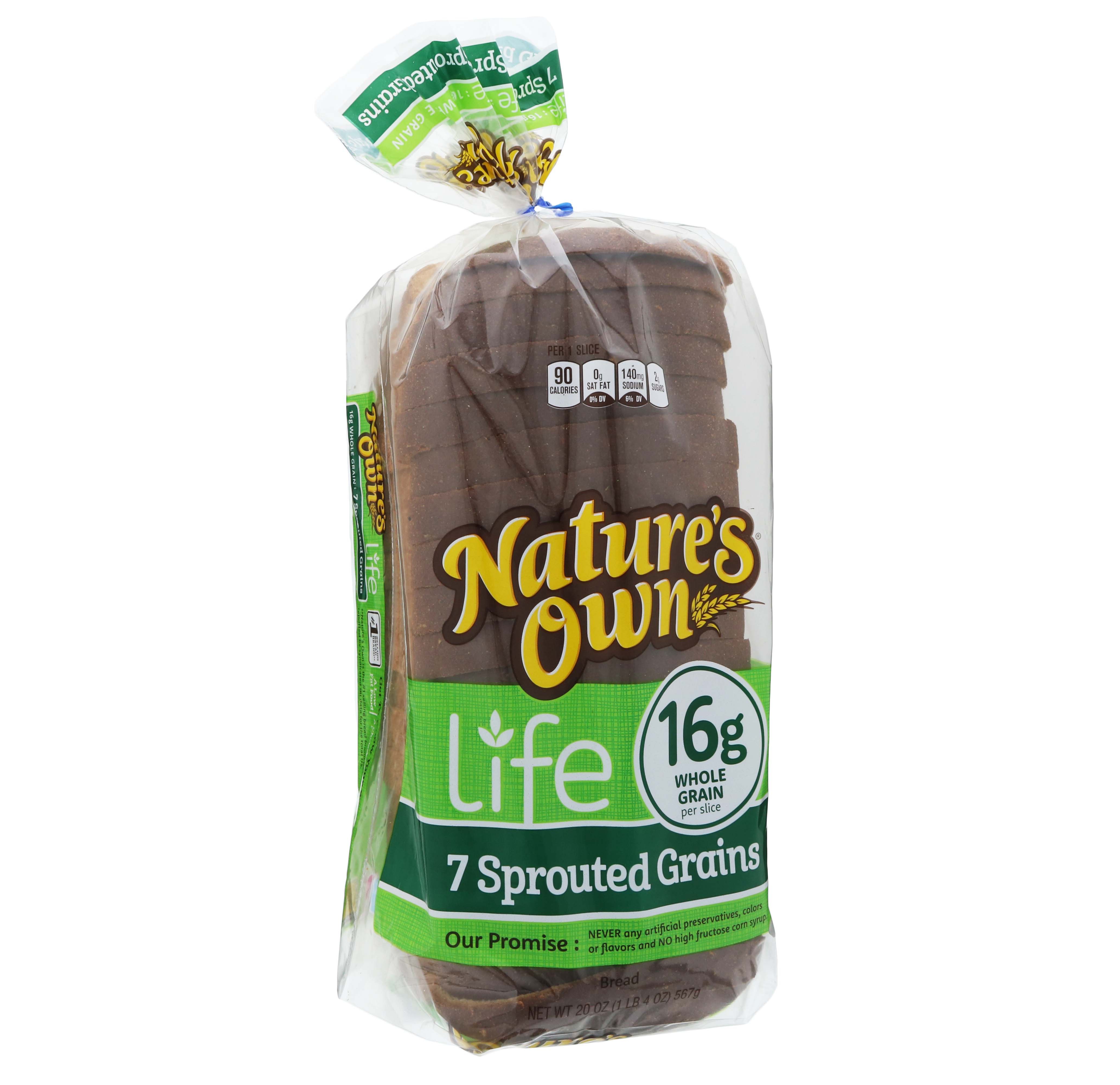 Nature's Own Life 7 Sprouted Grains Bread - Shop Sliced bread at H-E-B