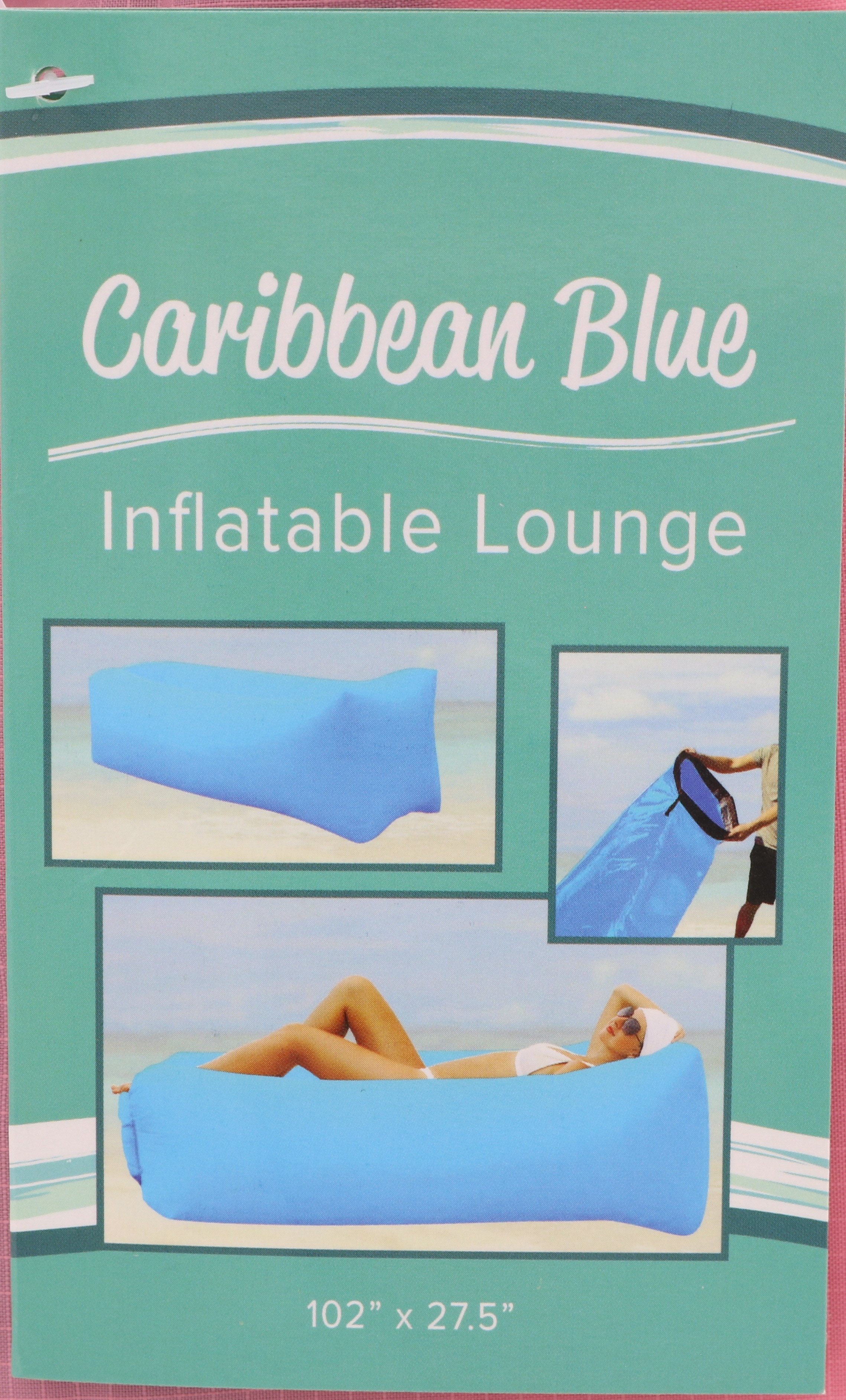 Caribbean Blue Inflatable Lounge - Shop Chairs & seating at H-E-B