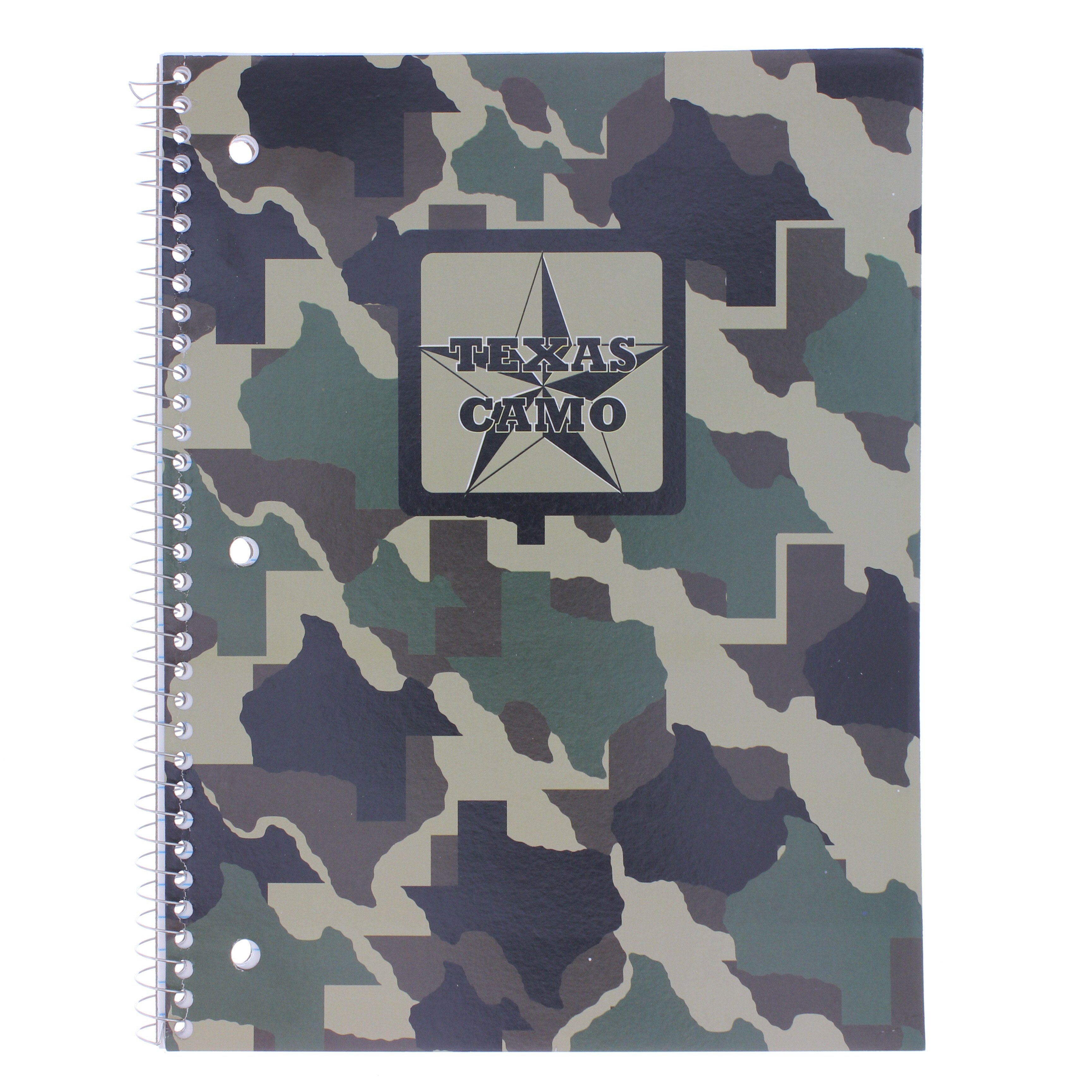 Norcom Wide Ruled Green Texas Camo Theme Book - Shop Notebooks at H-E-B