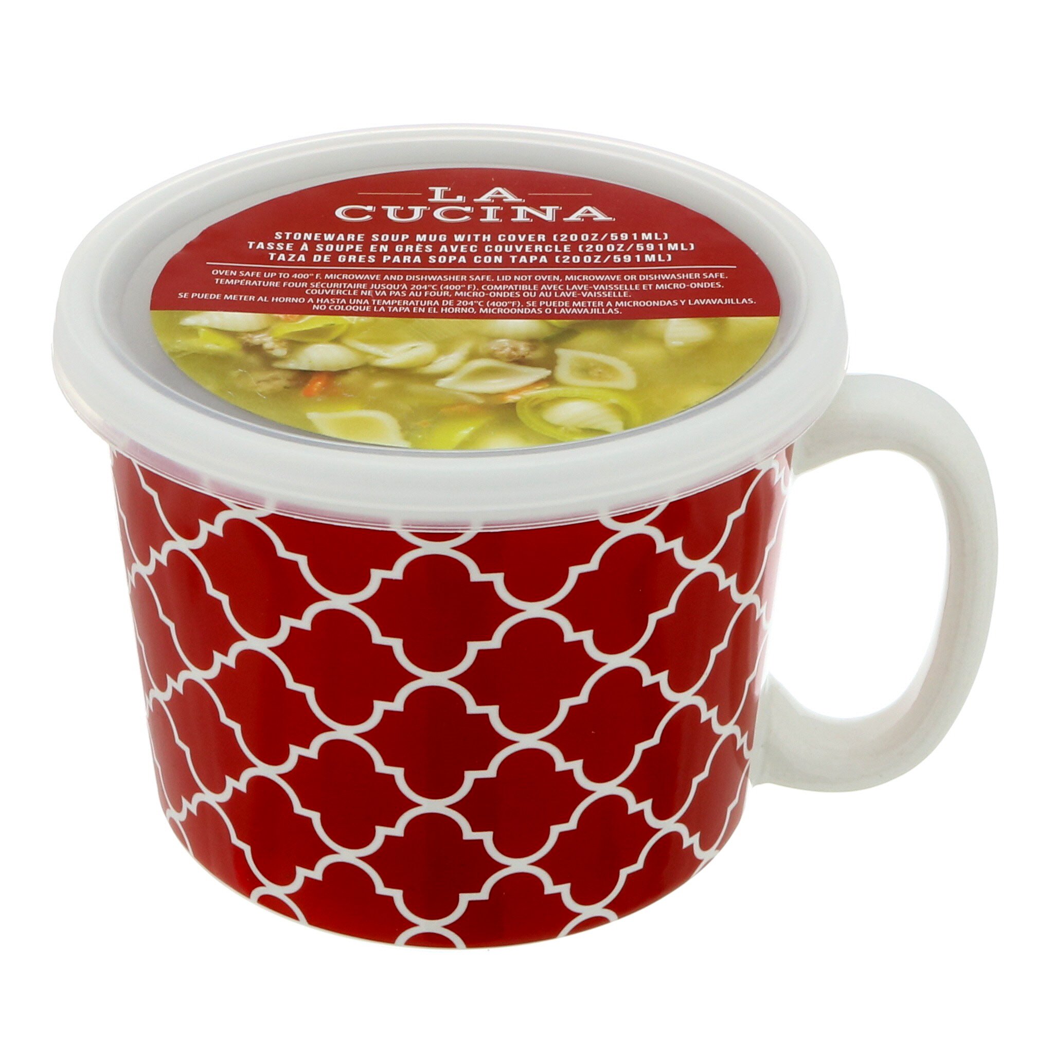 Home Essentials & Beyond Red 20oz Soup Mug - Shop Glasses & mugs at H-E-B