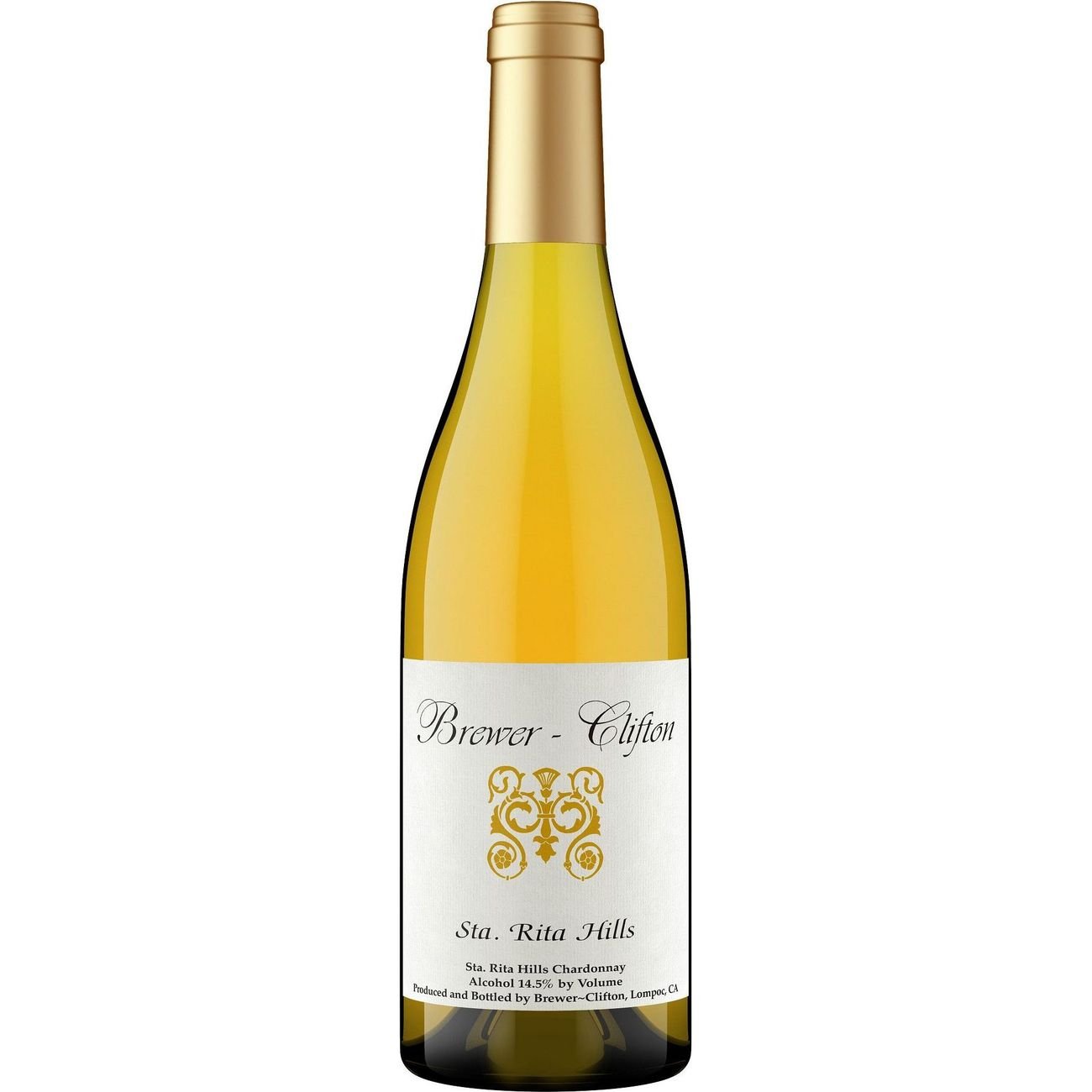 Brewer-Clifton Sta. Rita Hills Chardonnay White Wine, 750 mL | Central ...