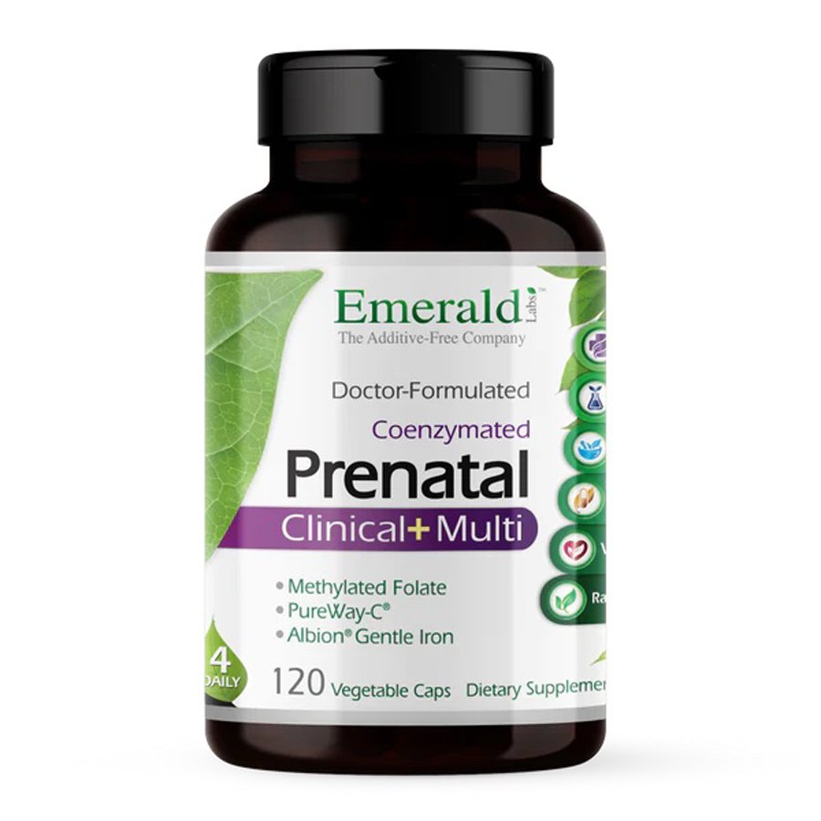 Emerald Labs High Potency Prenatal Clinical+ Multivitamin - Shop Herbs ...