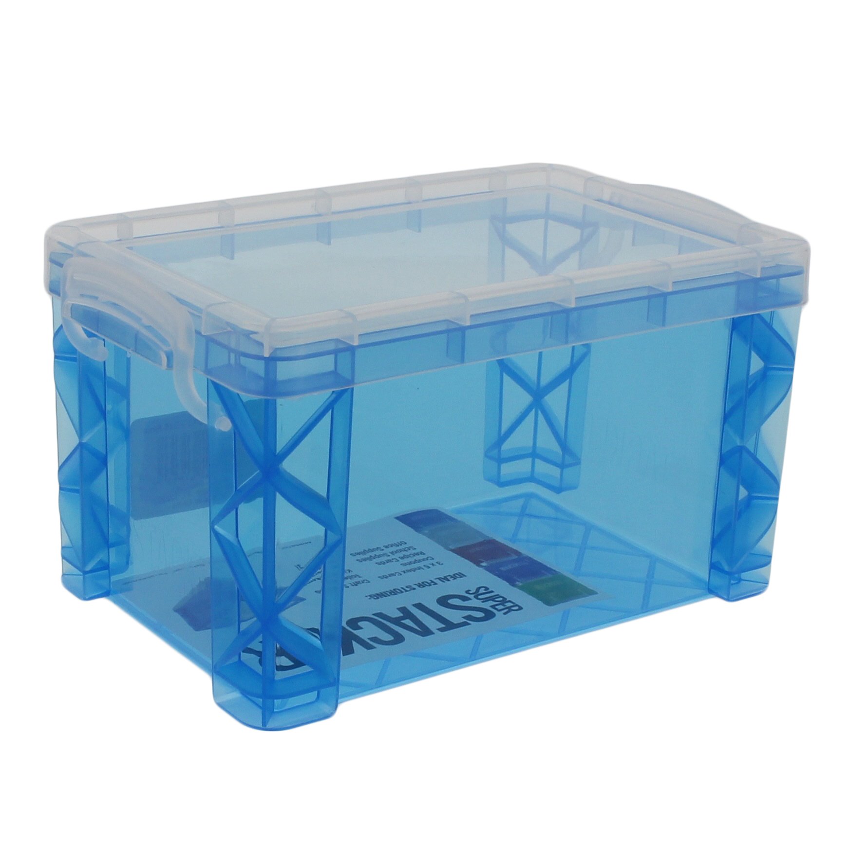 Super Stacker Storage Box Blue - Shop File & security boxes at H-E-B