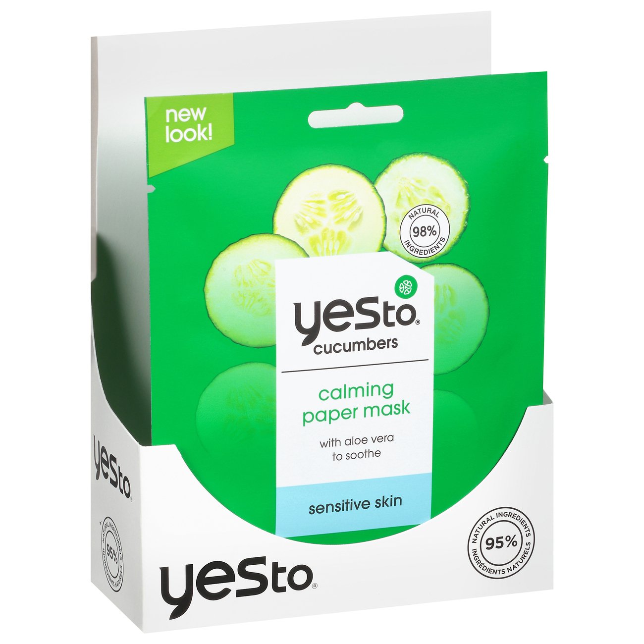 Yes to Cucumber Paper Mask, Single Use - Shop Facial Masks & Treatments ...