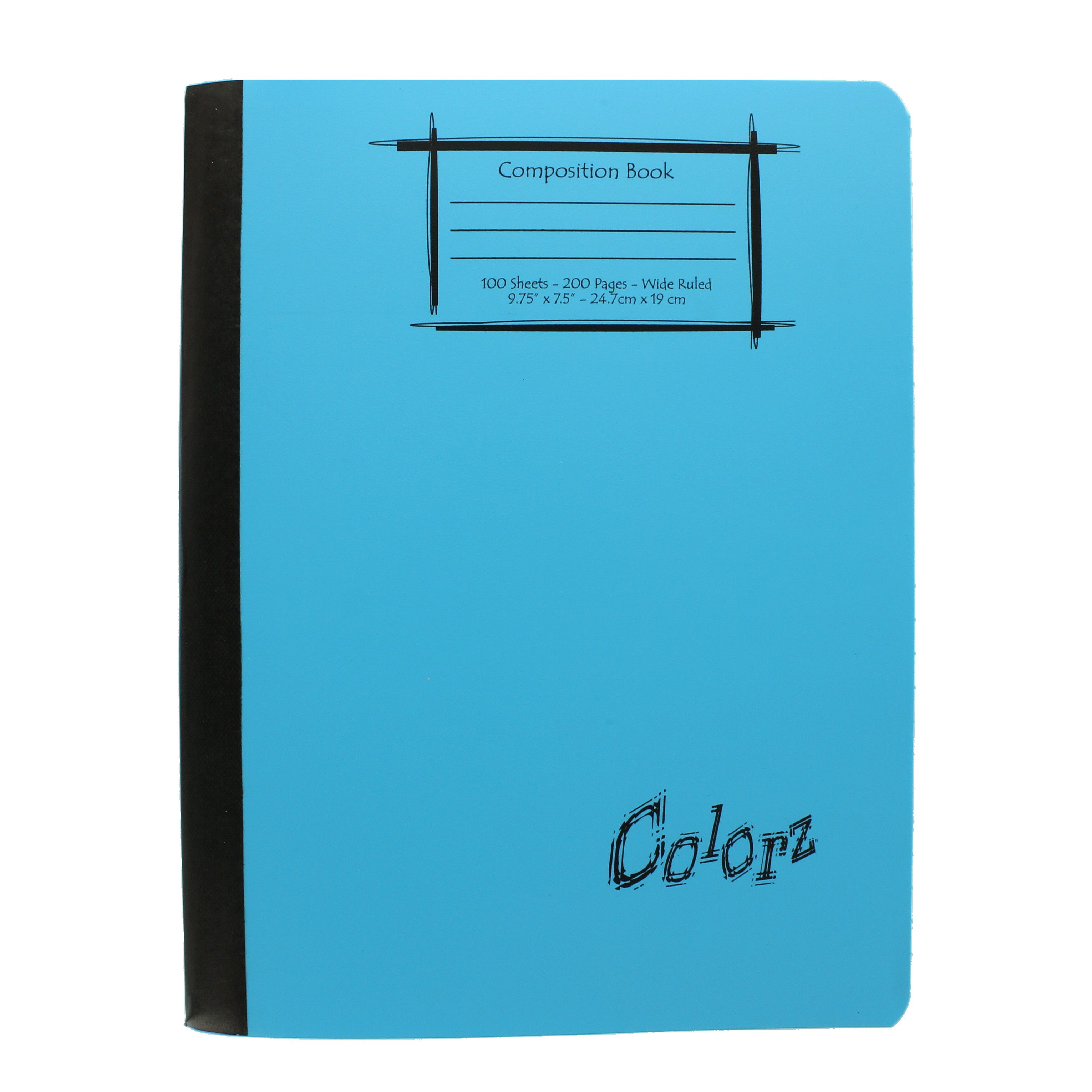 Colorz Wide Rule Poly Composition Books, Blue - Shop Notebooks at H-E-B