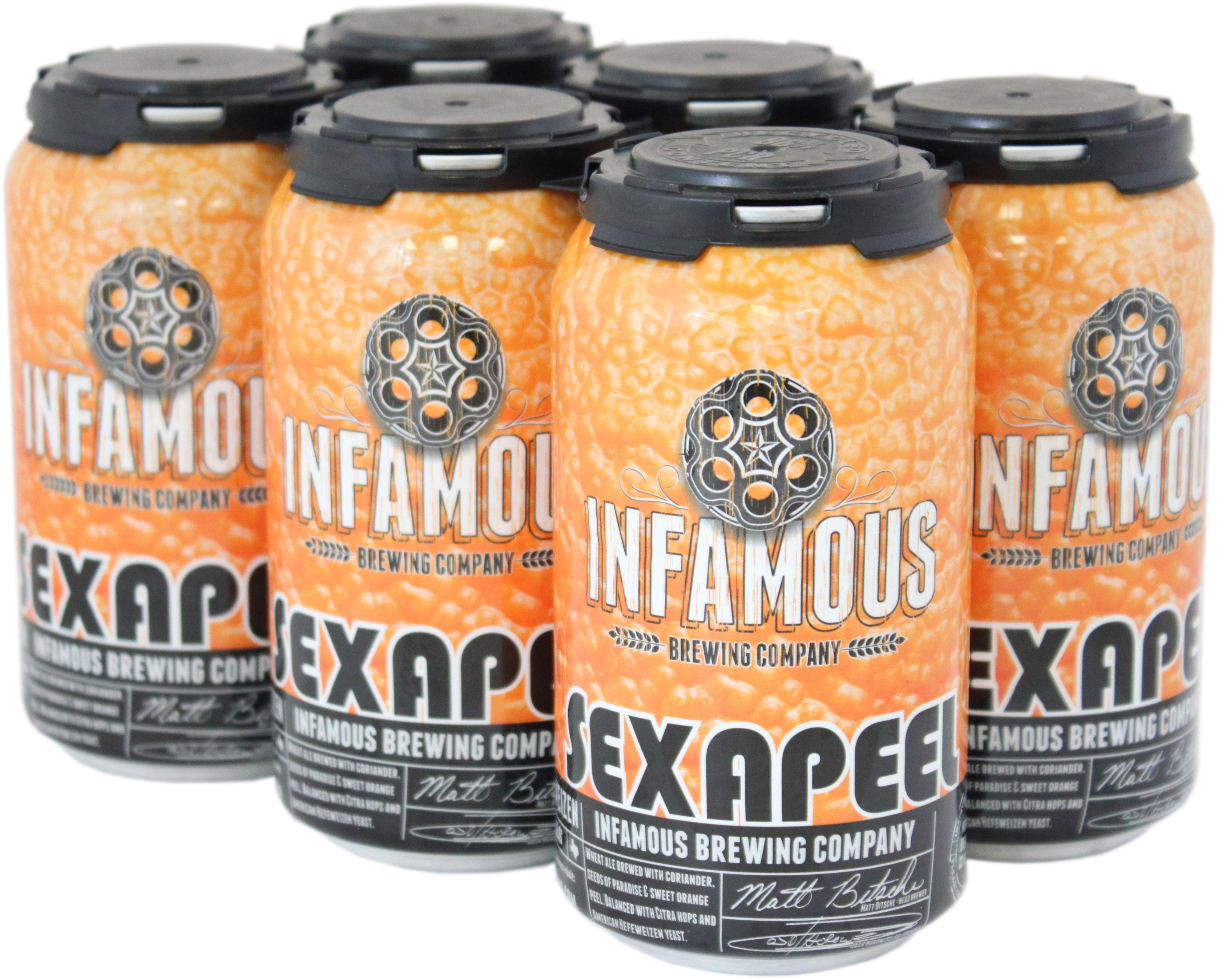 Infamous Brewing Sexapeel American Hefeweizen Beer 12 oz Cans - Shop ...