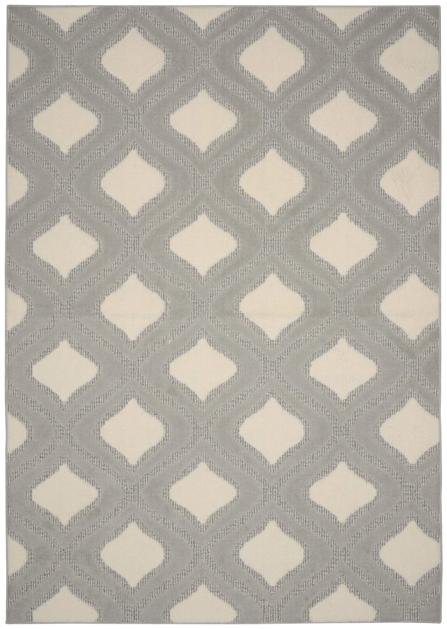 NXT-GEN Garland Millennial Area Rug Valencia Silver/ Ivory - Shop Rugs ...