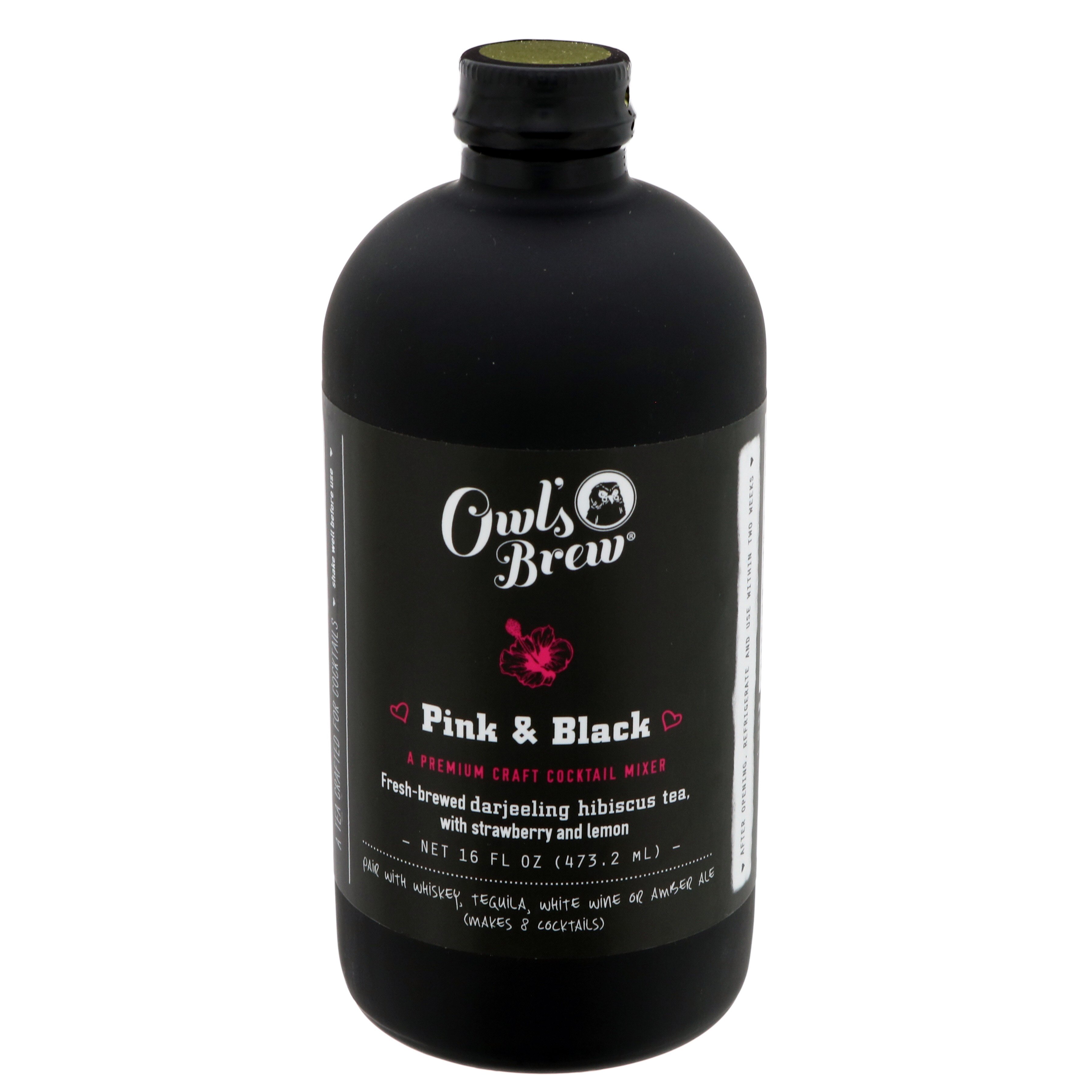 Owl's Brew Cocktail Mixer Pink and Black - Shop Cocktail mixers at H-E-B