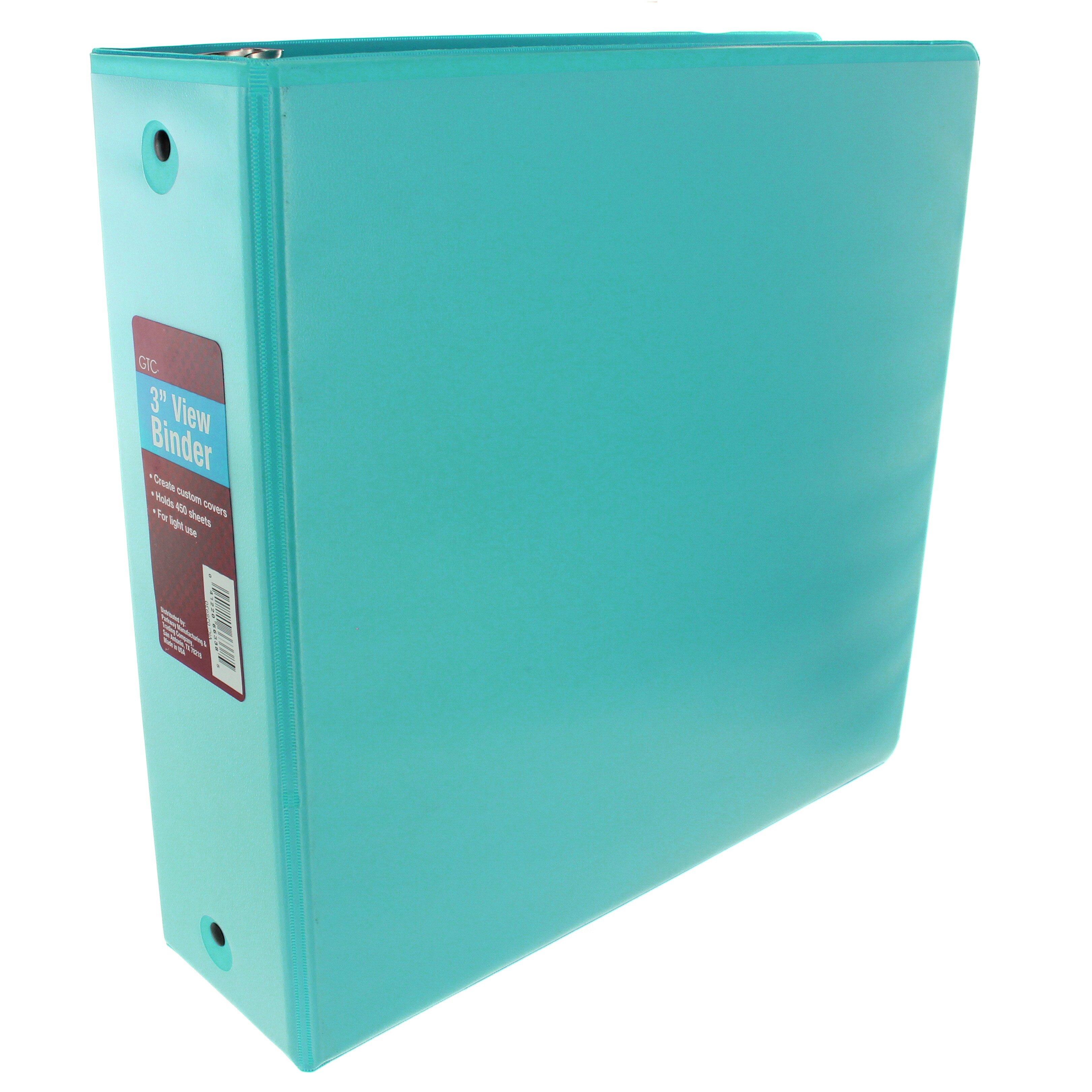 GTC 3 Inch View Binder, Light Blue - Shop Binders at H-E-B