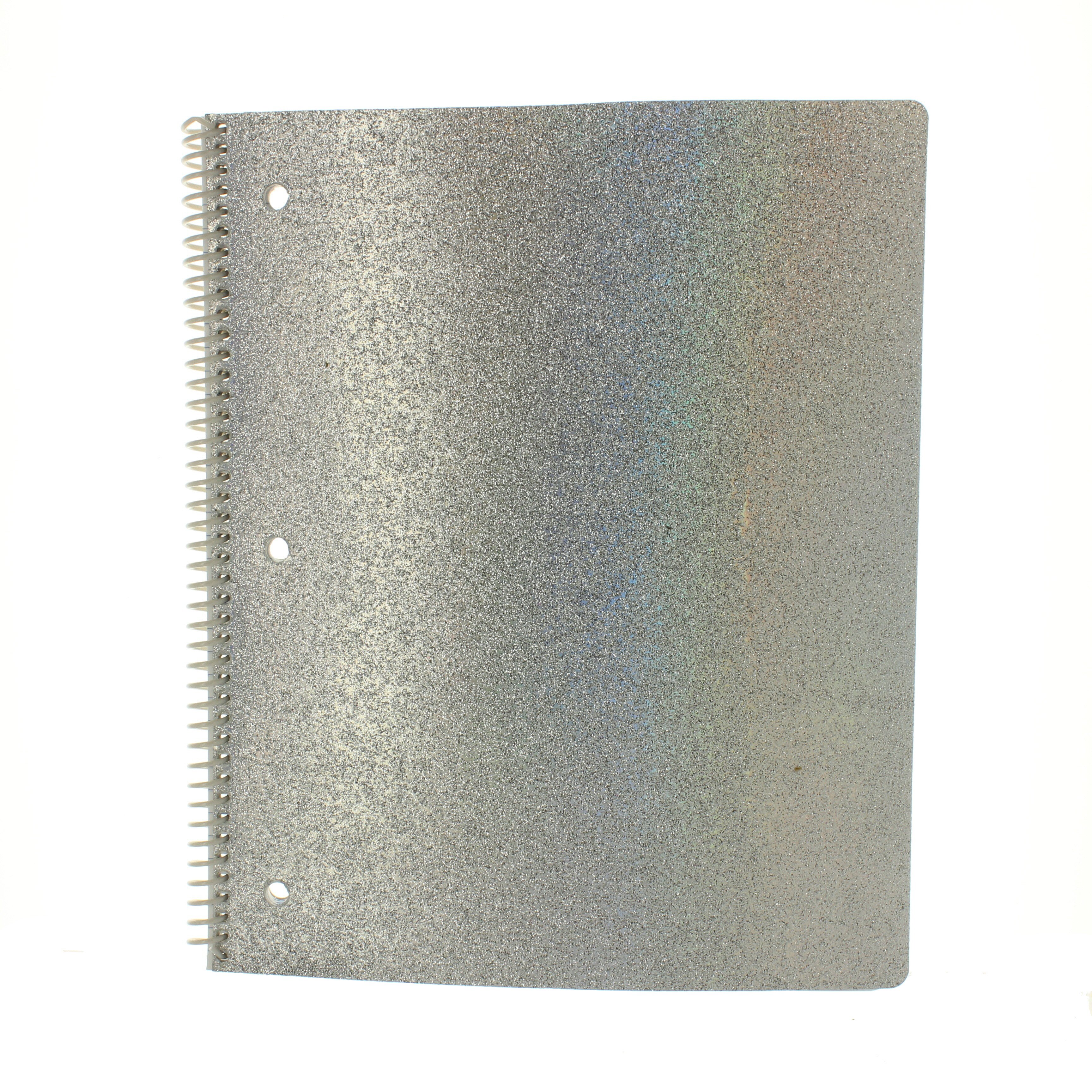 Continental Accessory Glitter 1 Subject Notebook, Silver - Shop ...