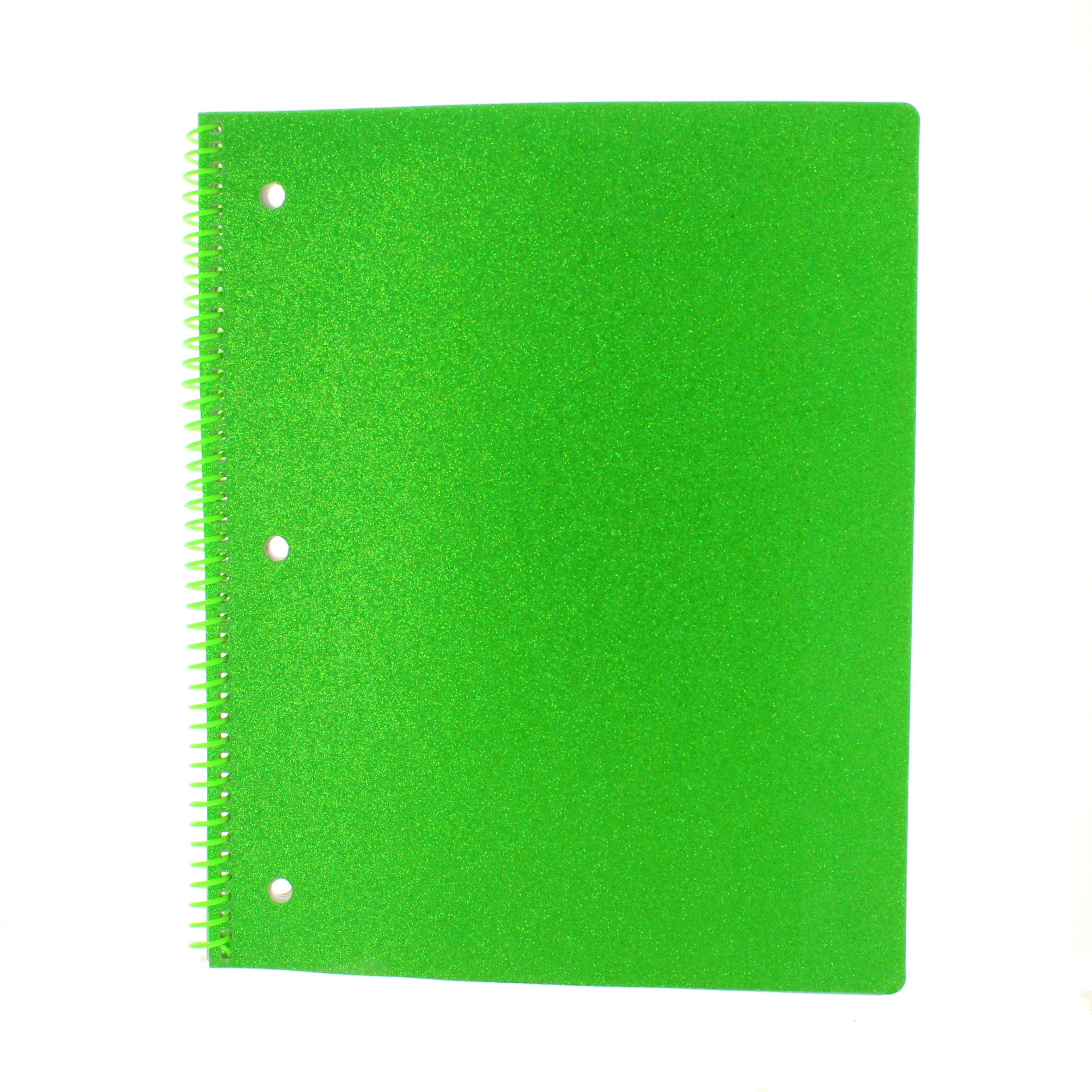 Continental Accessory Glitter 1 Subject Notebook, Green - Shop ...