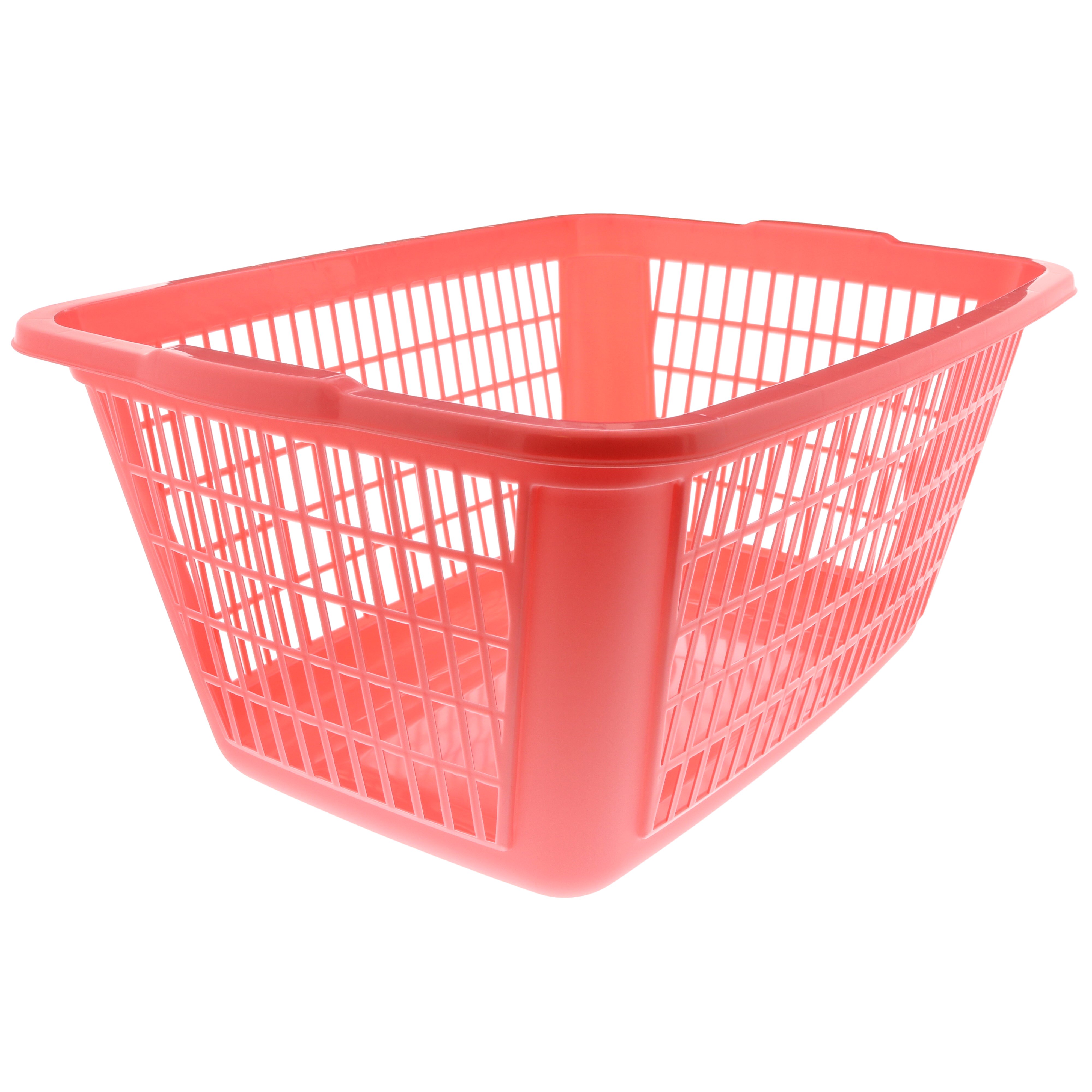 United Solutions Rectangular Laundry Basket, Coral - Shop Hampers ...