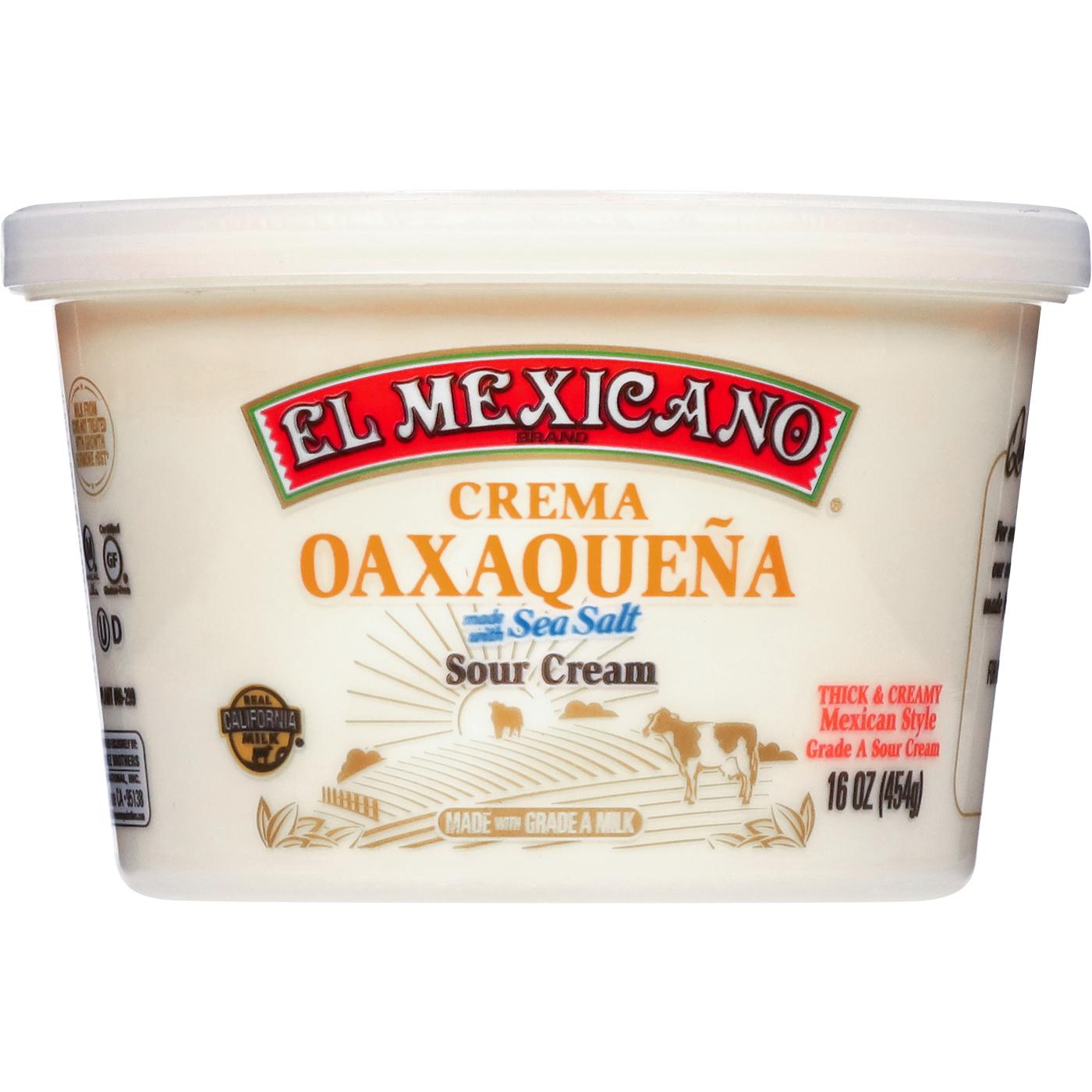 El Mexicano Crema Oaxaquena Sour Cream - Shop Cheese at H-E-B