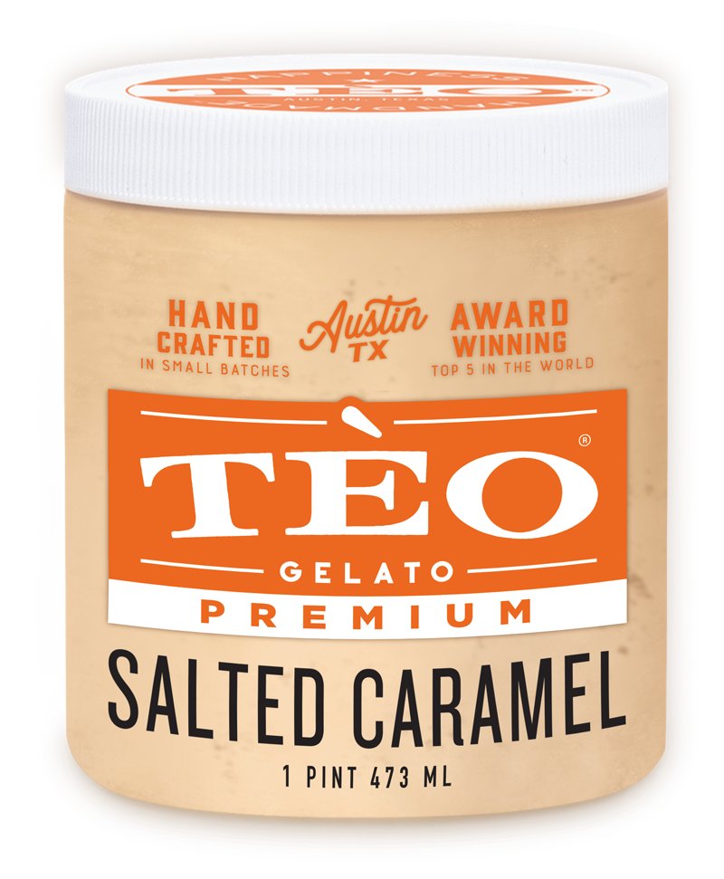 Tèo Salted Caramel Gelato, 1 pt | Central Market - Really Into Food