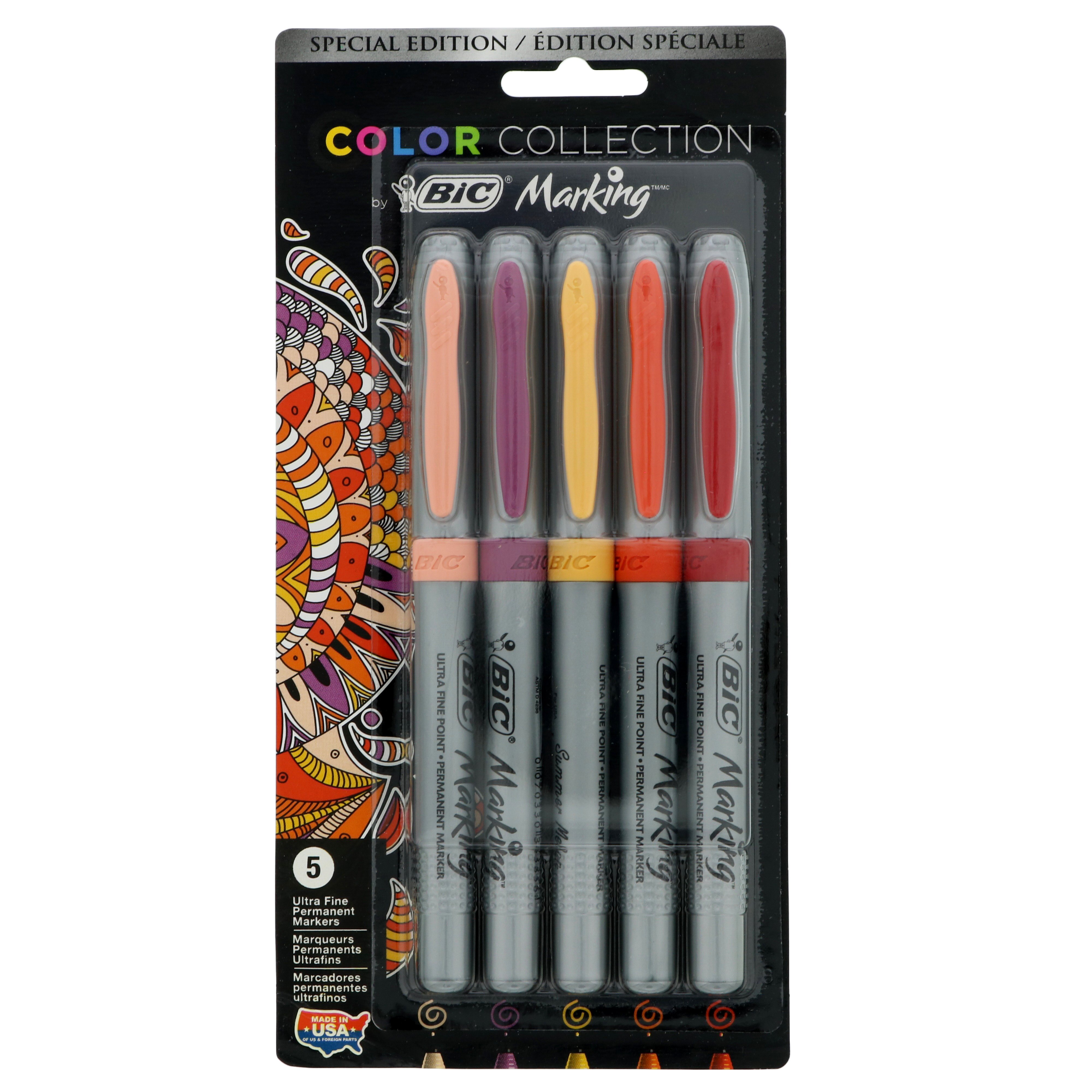 Bic Marking Color Collection Ultra Fine Markers, Happy - Shop Markers ...