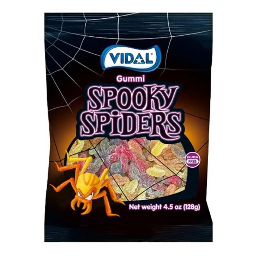 Vidal Gummi Spooky Spiders Halloween Candy - Shop Candy at H-E-B