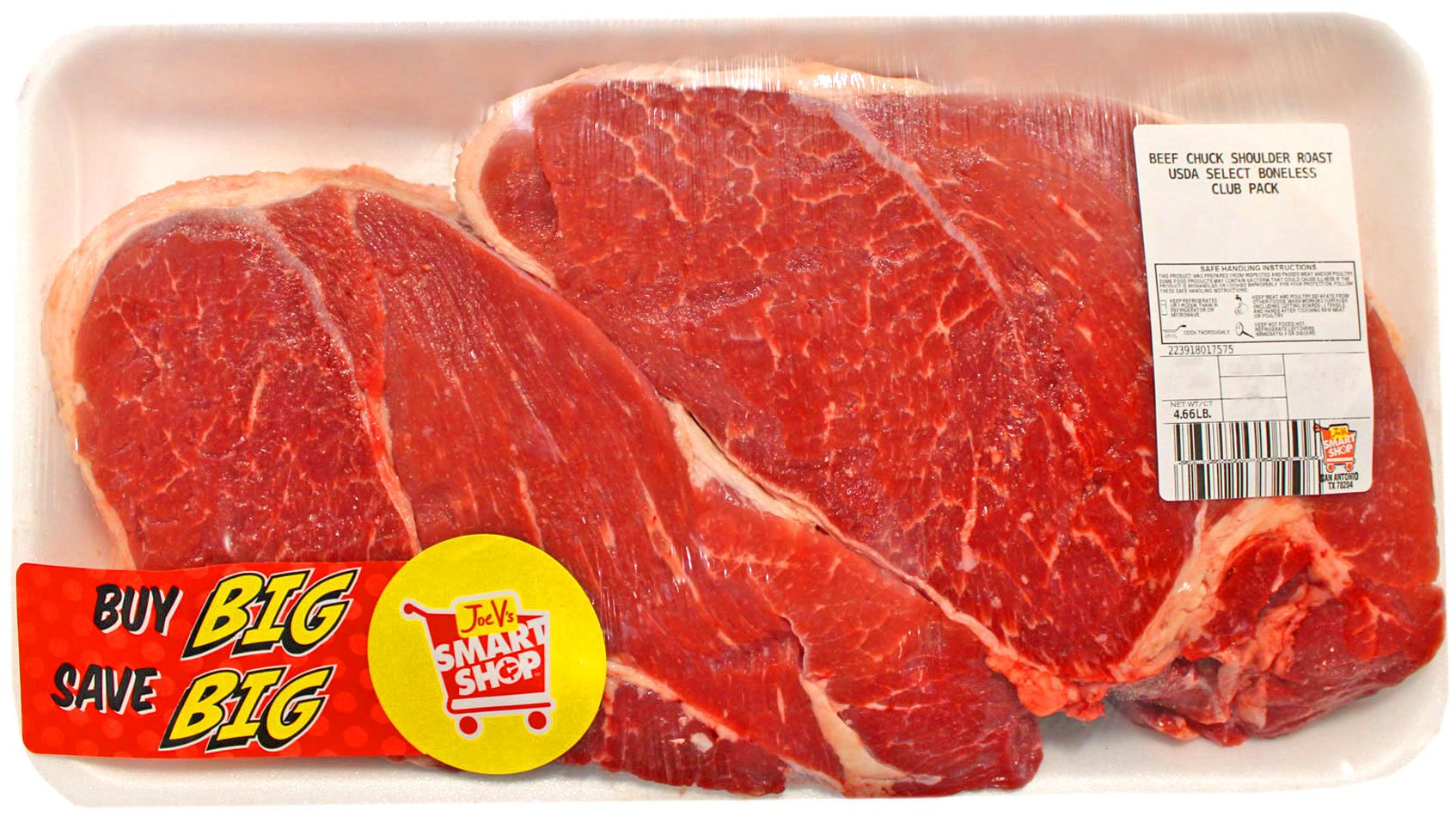 Joe V's Beef Shoulder Roast Club Pack - Shop Beef at H-E-B