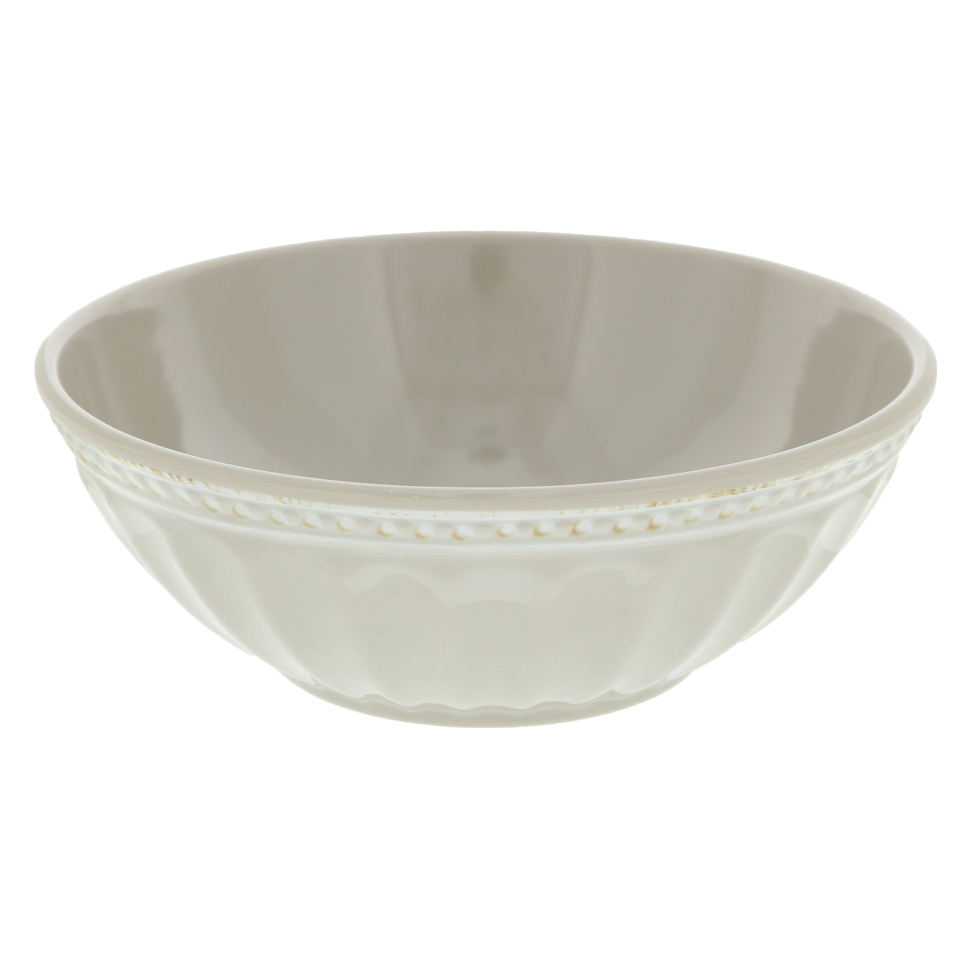 Dining Style Beaded 7 Inch Small Gray Bowl - Shop Bowls at H-E-B