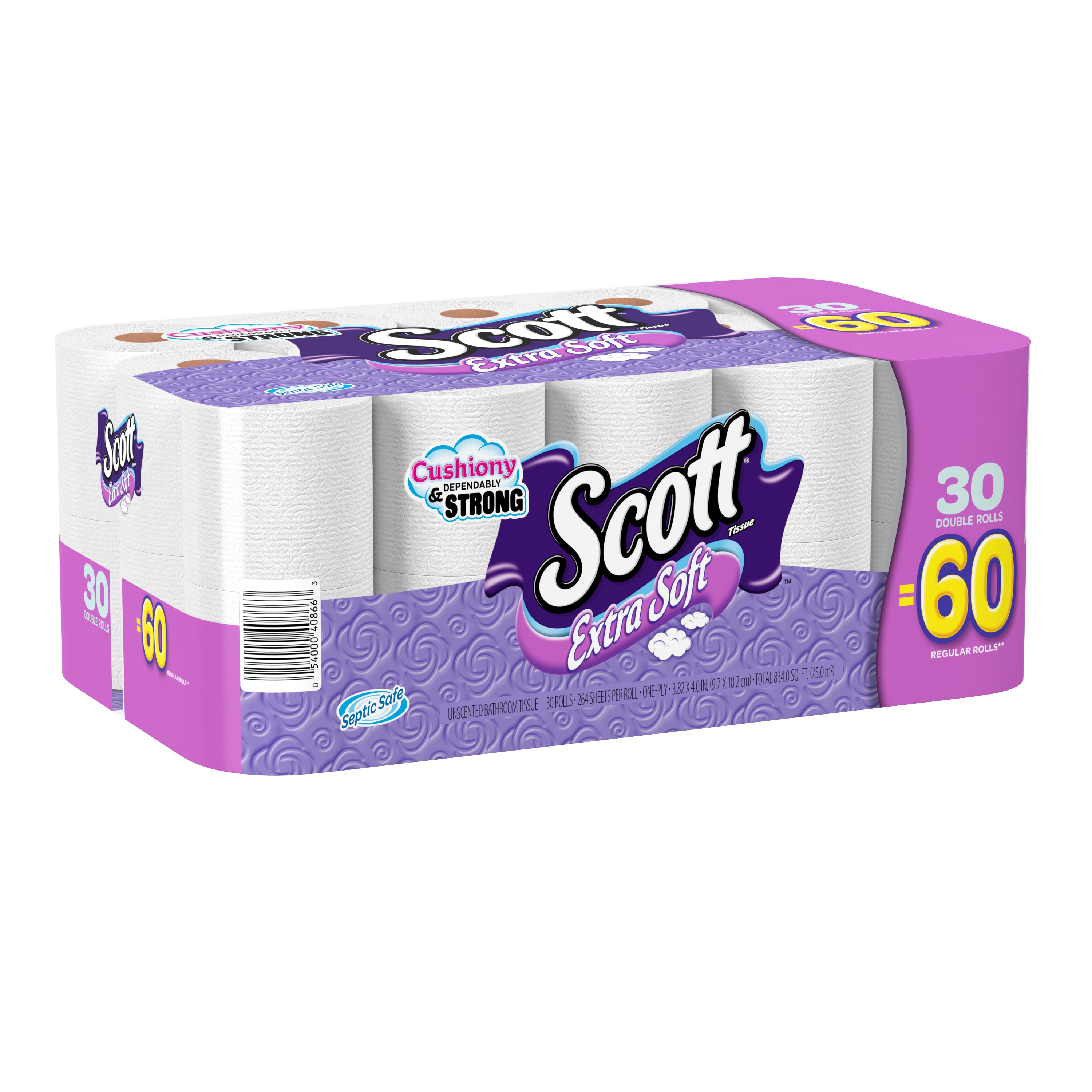 Scott Extra Soft Double Roll Toilet Paper - Shop Toilet paper at H-E-B