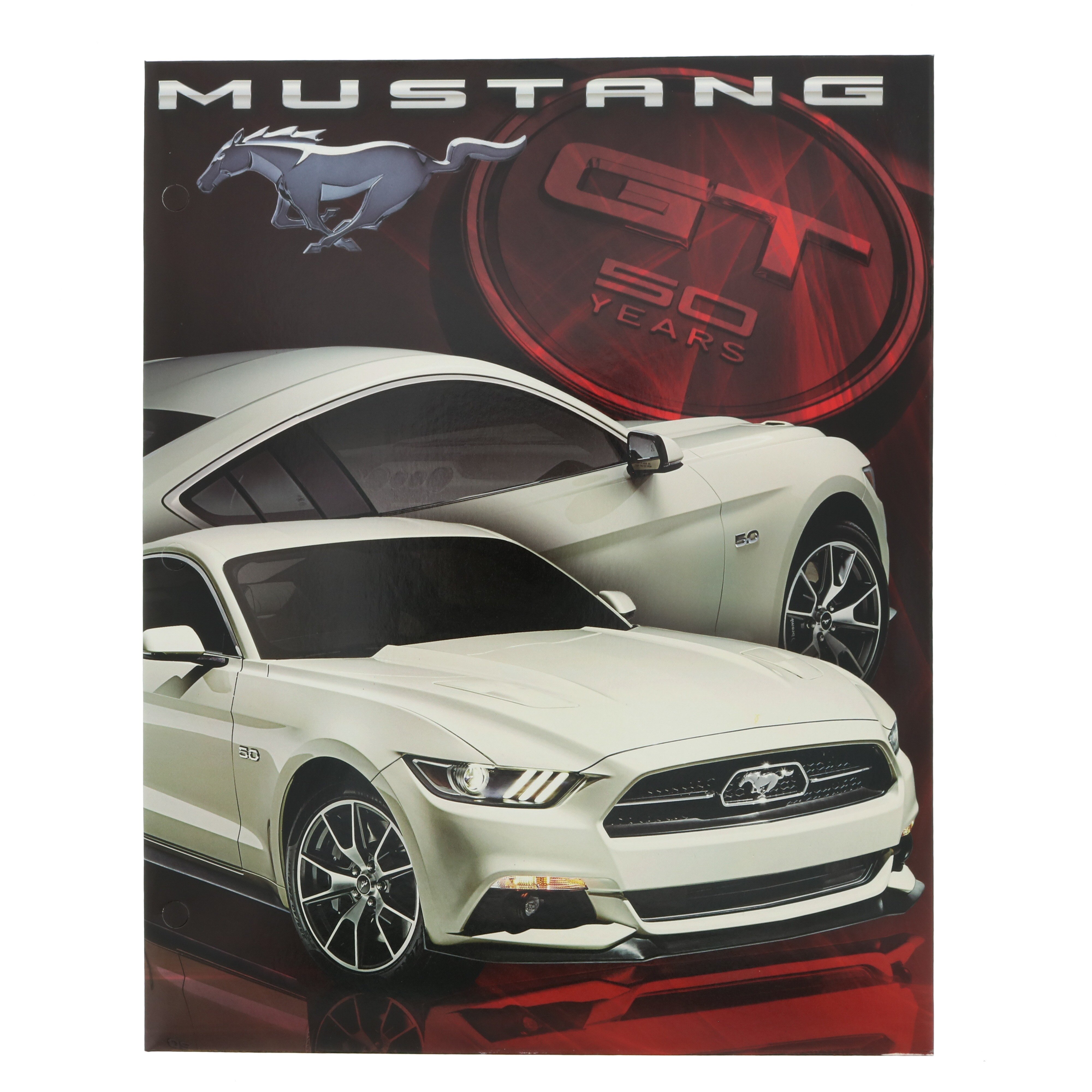 Innovative Designs Muscle Cars Portfolio, White Mustang - Shop Folders ...