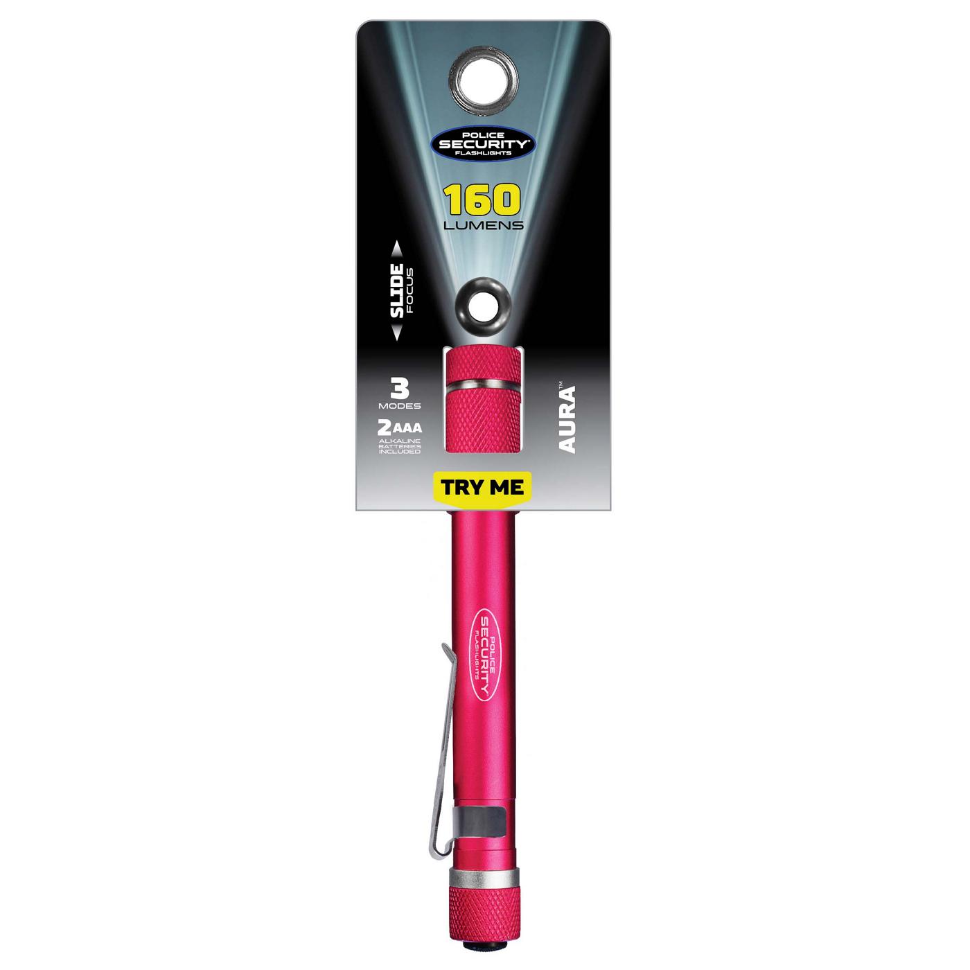 Police Security Aura Pink Penlight - Shop Flashlights at H-E-B