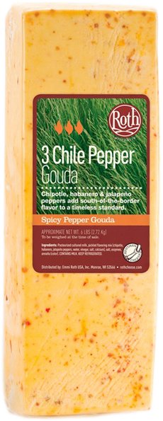 Roth 3 Chile Pepper Gouda - Shop Cheese at H-E-B