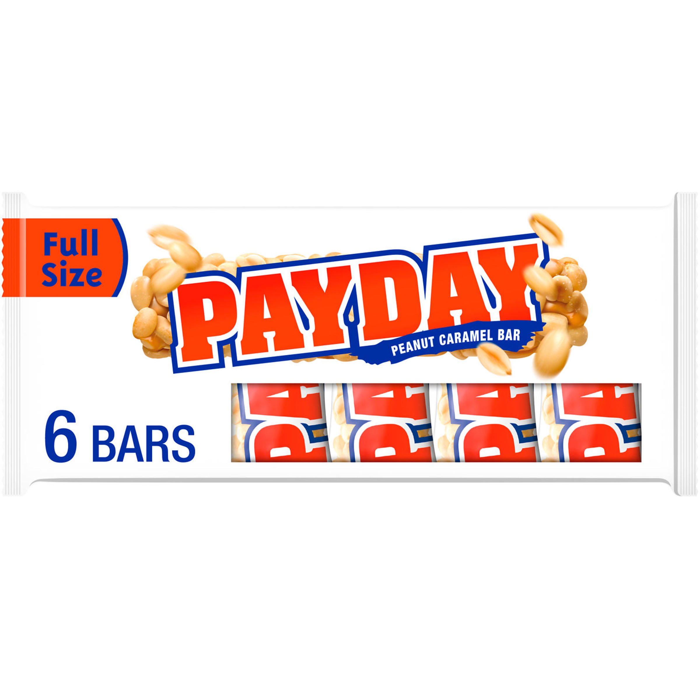 Payday Peanut Caramel Full Size Candy Bars - Shop Candy at H-E-B