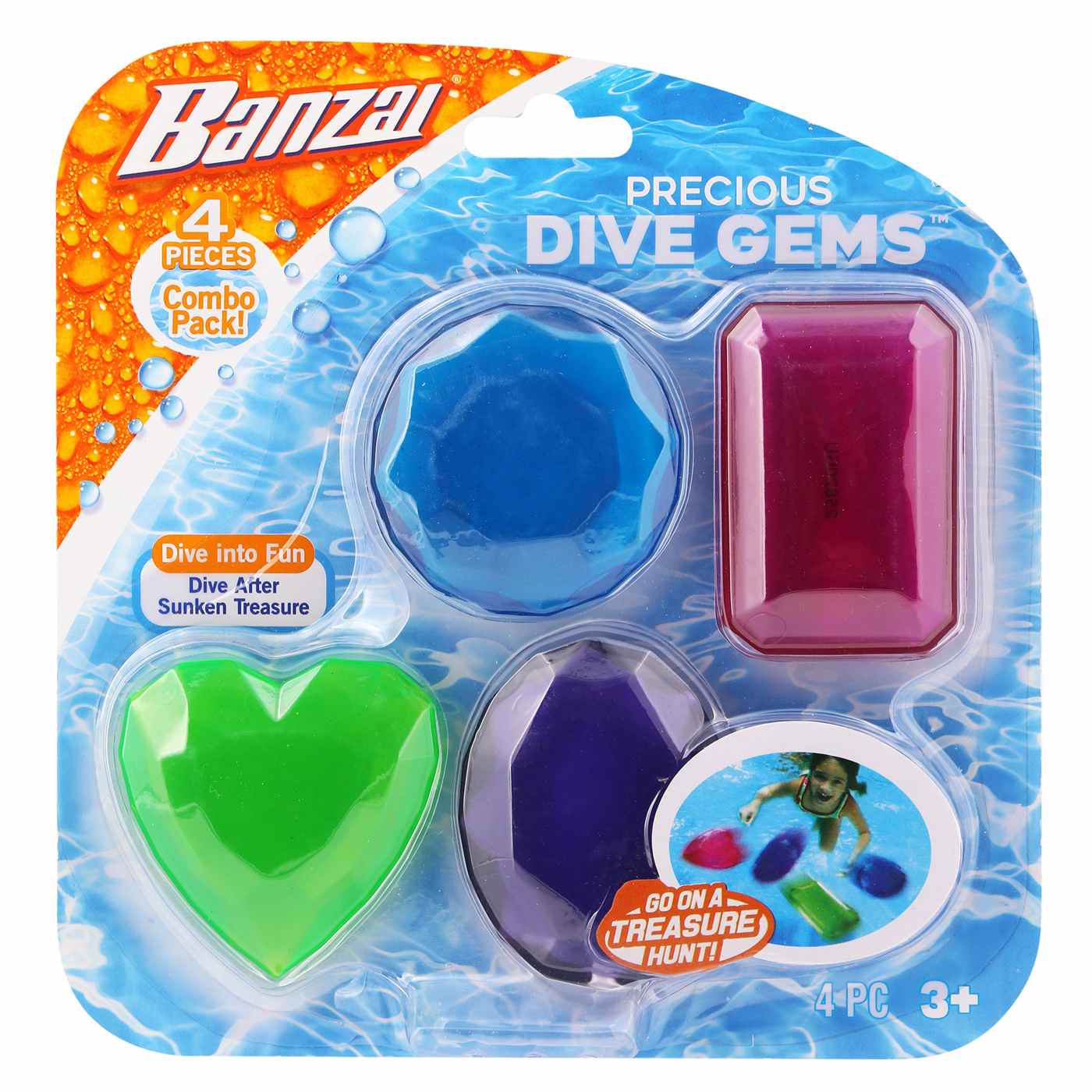 Banzai Precious Dive Gems - Shop Toys at H-E-B