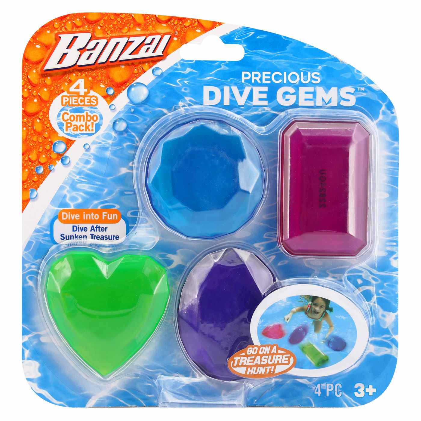 Banzai Precious Dive Gems - Shop Toys at H-E-B