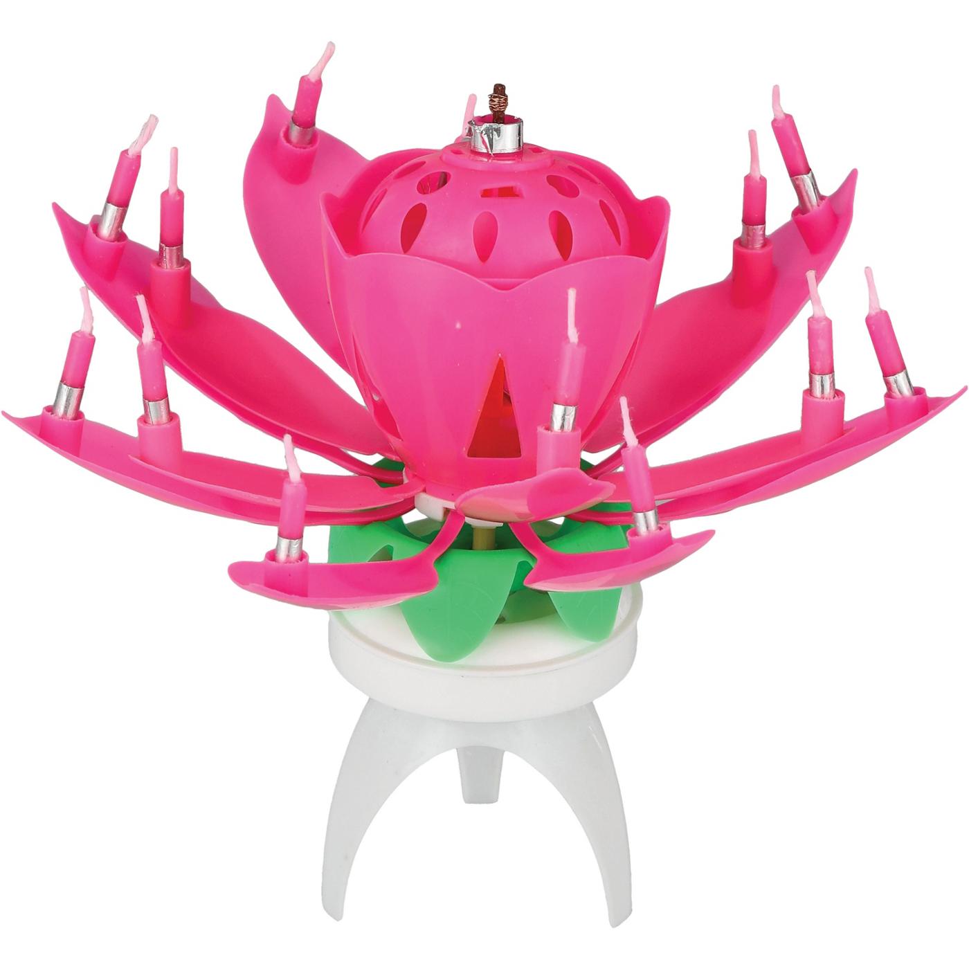 Lotus Candles Singing Birthday Candle - Pink - Shop Birthday candles at ...