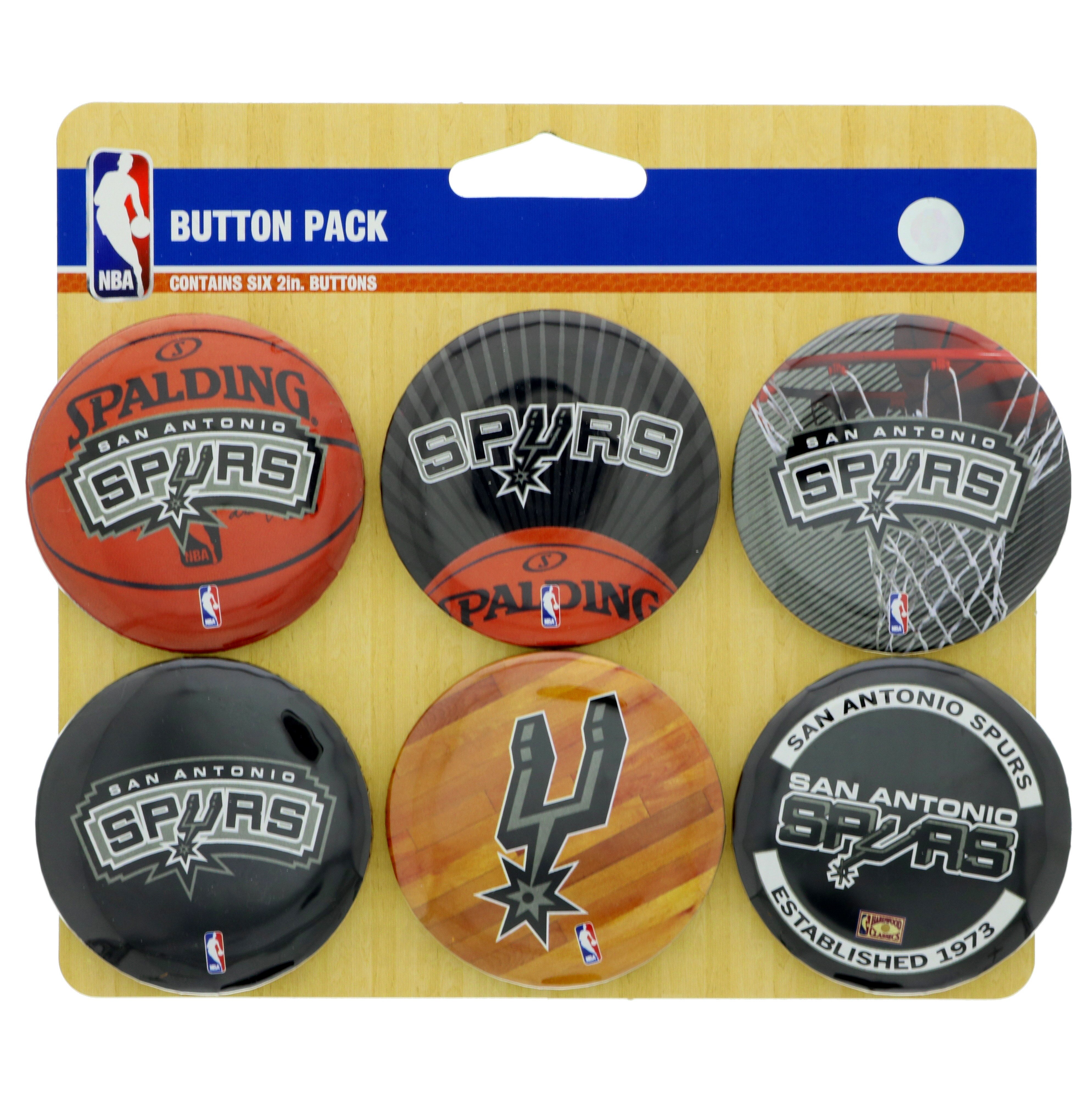 San Antonio Spurs WinCraft 2" Round Button Set - Shop Clothes & Shoes ...