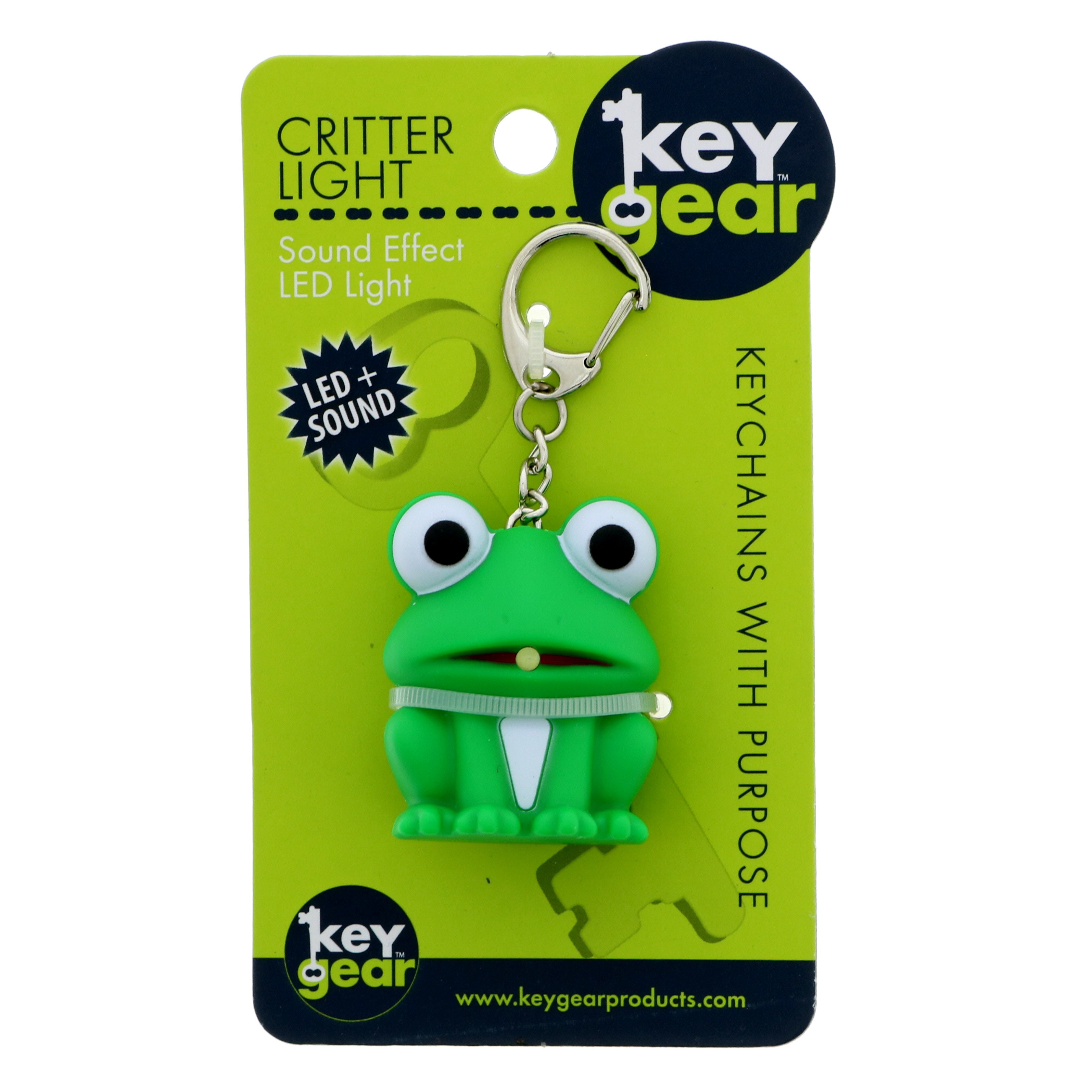 KeyGear Frog Light Key Chain - Shop Clips & key rings at H-E-B