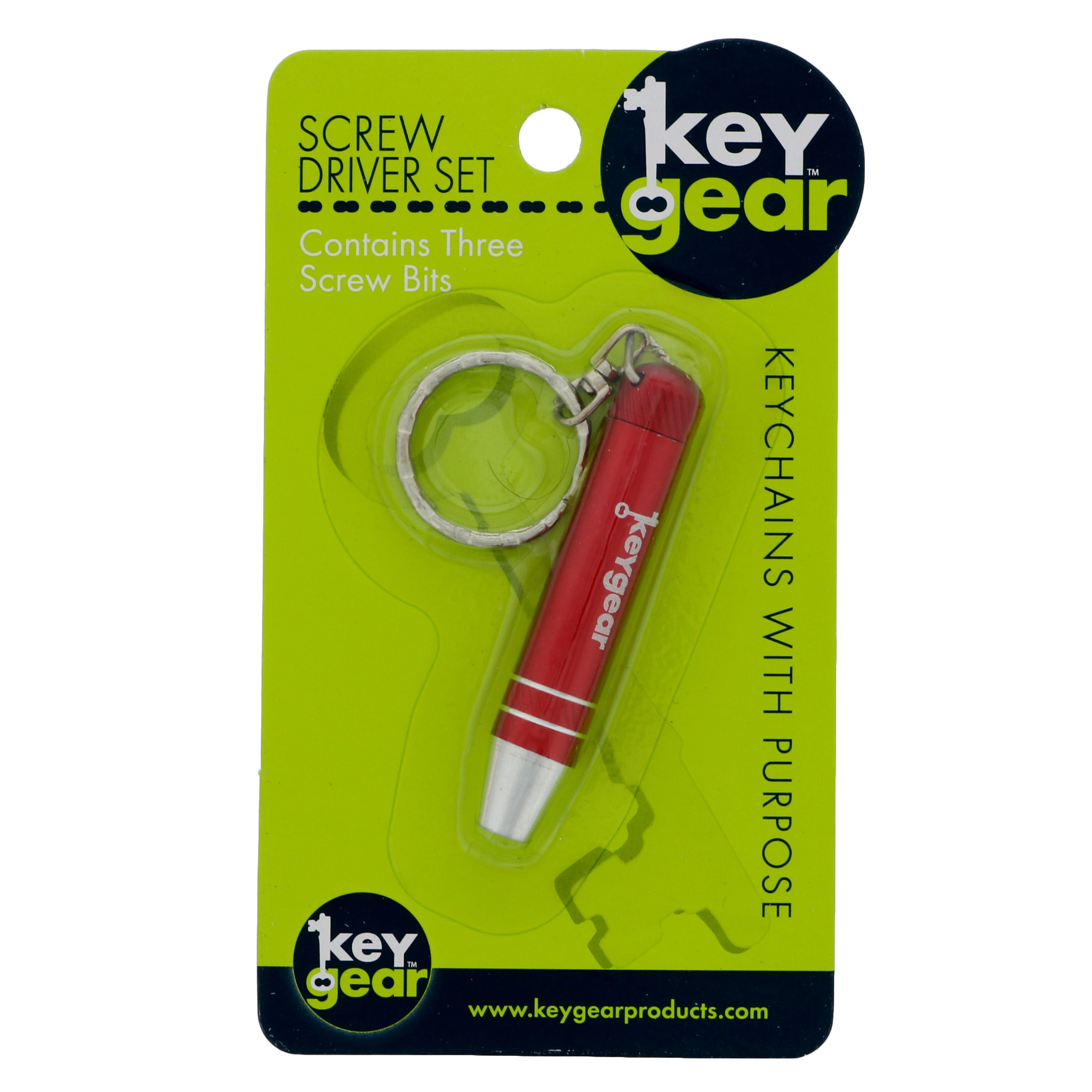 KeyGear Red Screwdriver Set Key Chain - Shop Clips & key rings at H-E-B