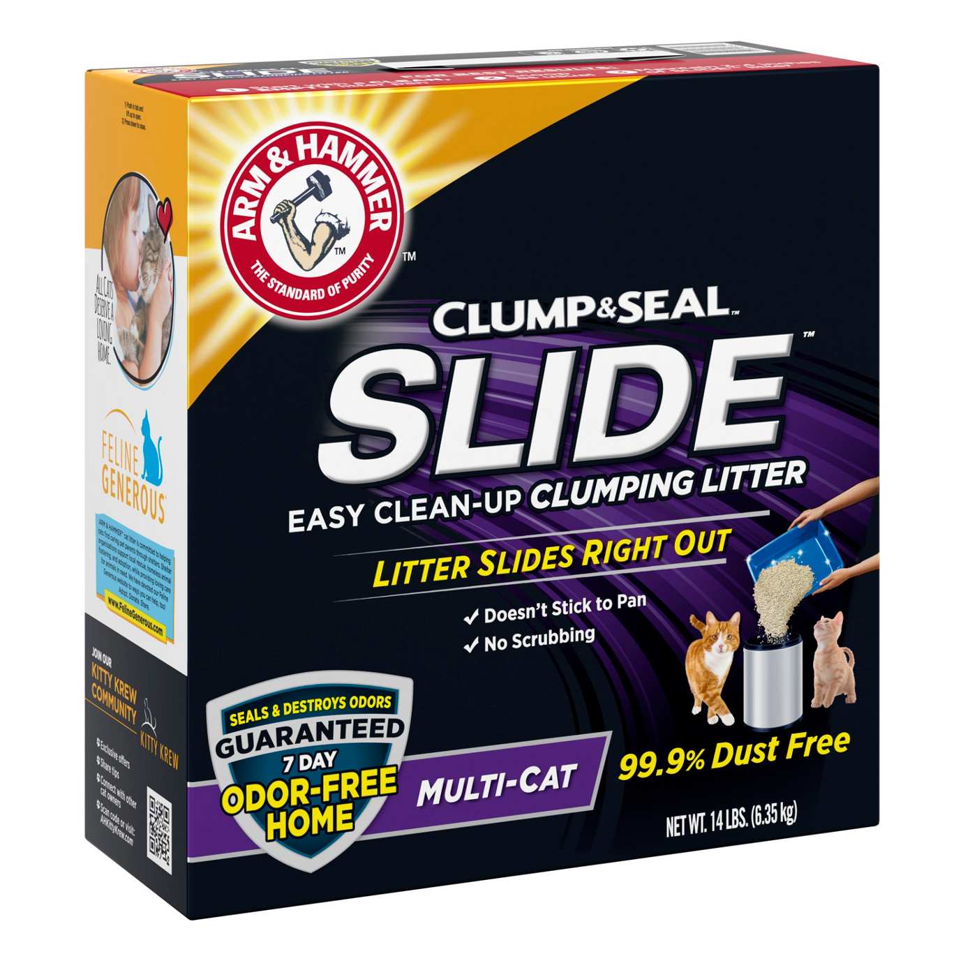 Arm & Hammer Slide Multi-Cat Clumping Litter - Shop Litter & litter ...