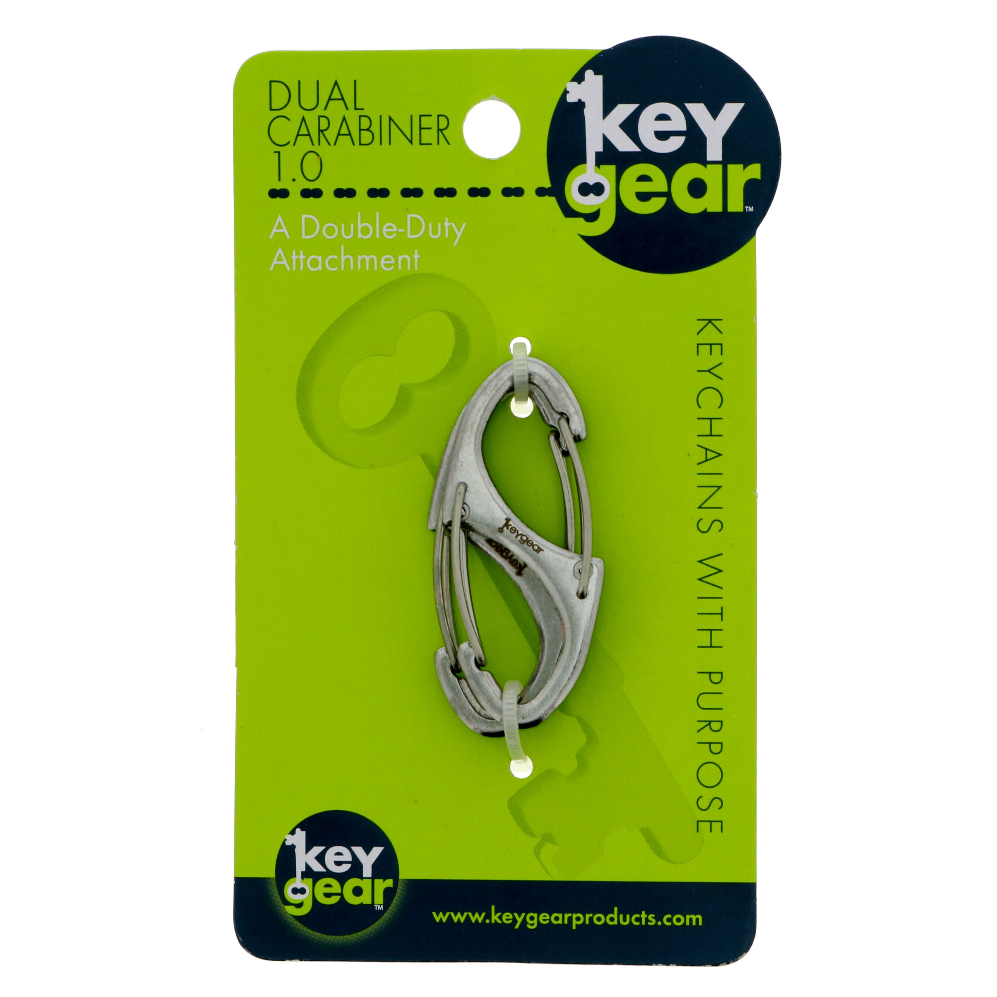 KeyGear Dual Carabiner 1.0 Clip - Shop Clips & key rings at H-E-B