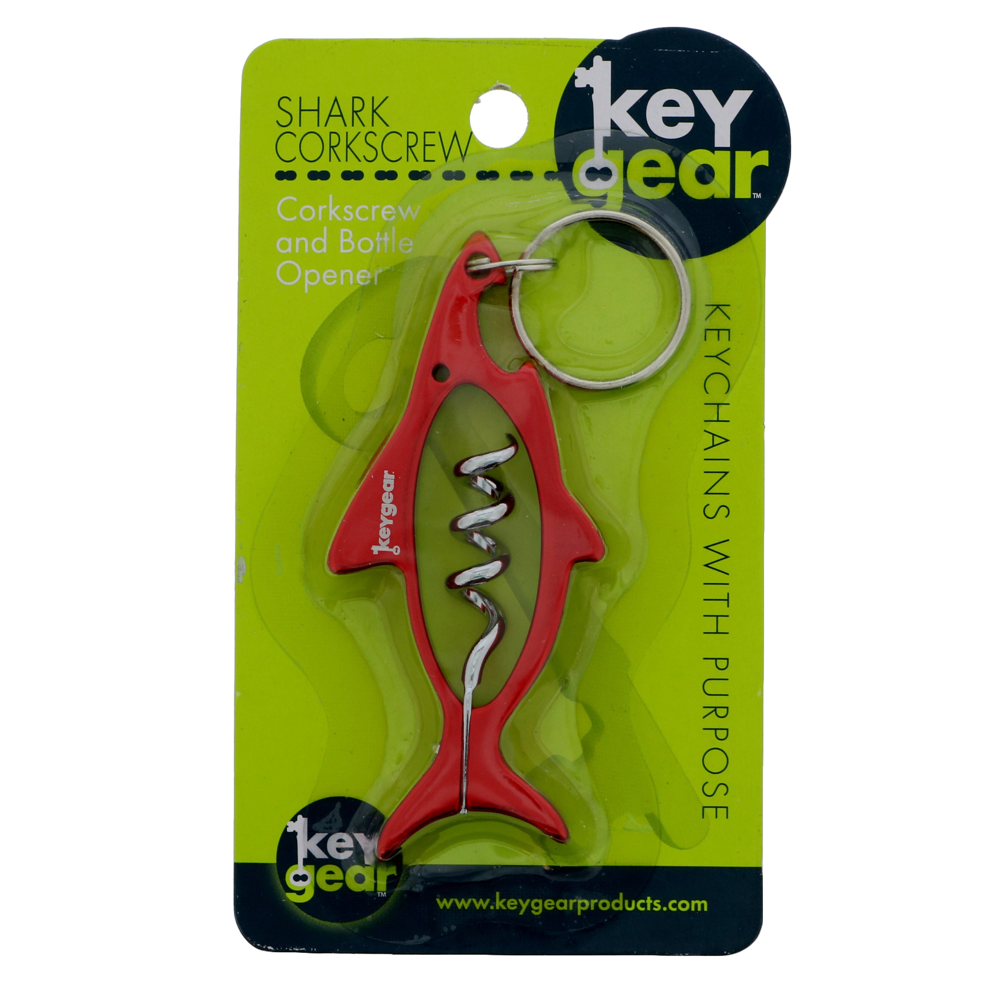KeyGear Shark Corkscrew Key Chain - Shop Clips & Key Rings at H-E-B