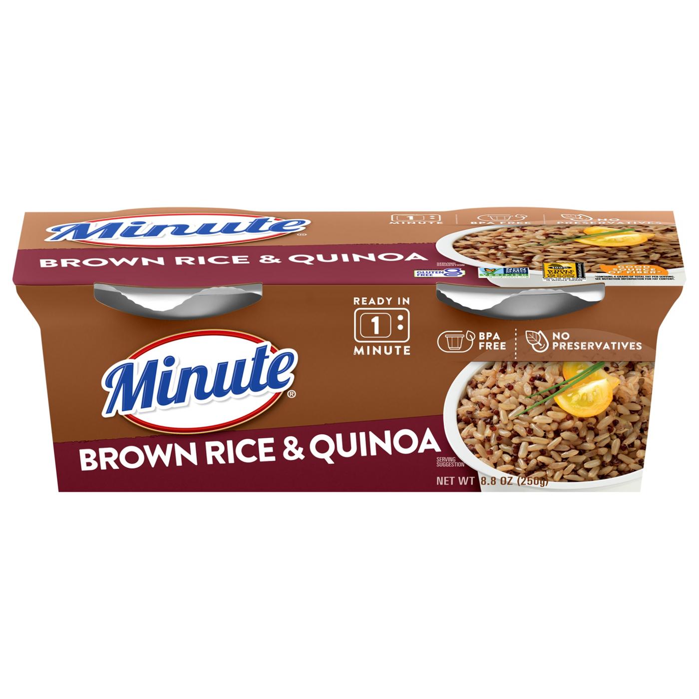 Minute Ready to Serve Brown Rice & Quinoa - Shop Rice & grains at H-E-B