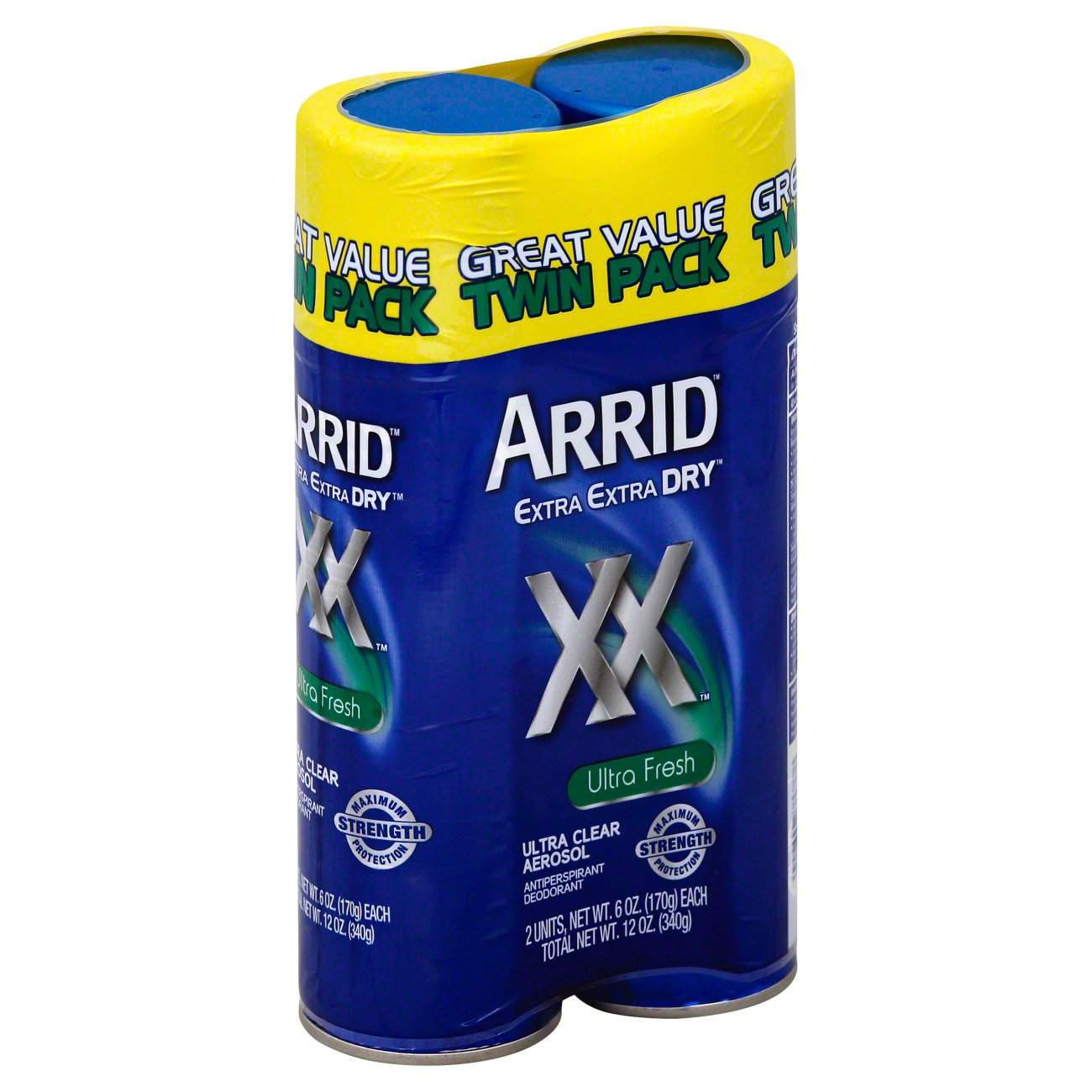 Arrid XX Ultra Fresh Areosol Spray Twin Pack - Shop Deodorant ...