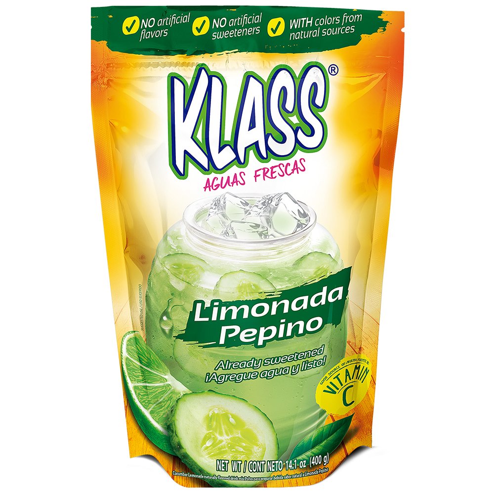Klass Aguas Frescas Cucumber Lemonade - Shop Mixes & Flavor Enhancers ...