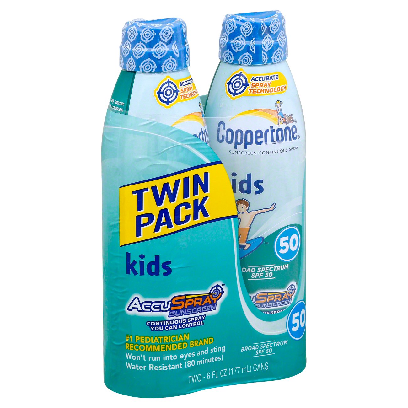 Coppertone Kids SPF 50 Twin Pack - Shop Sunscreen & self tanners at H-E-B