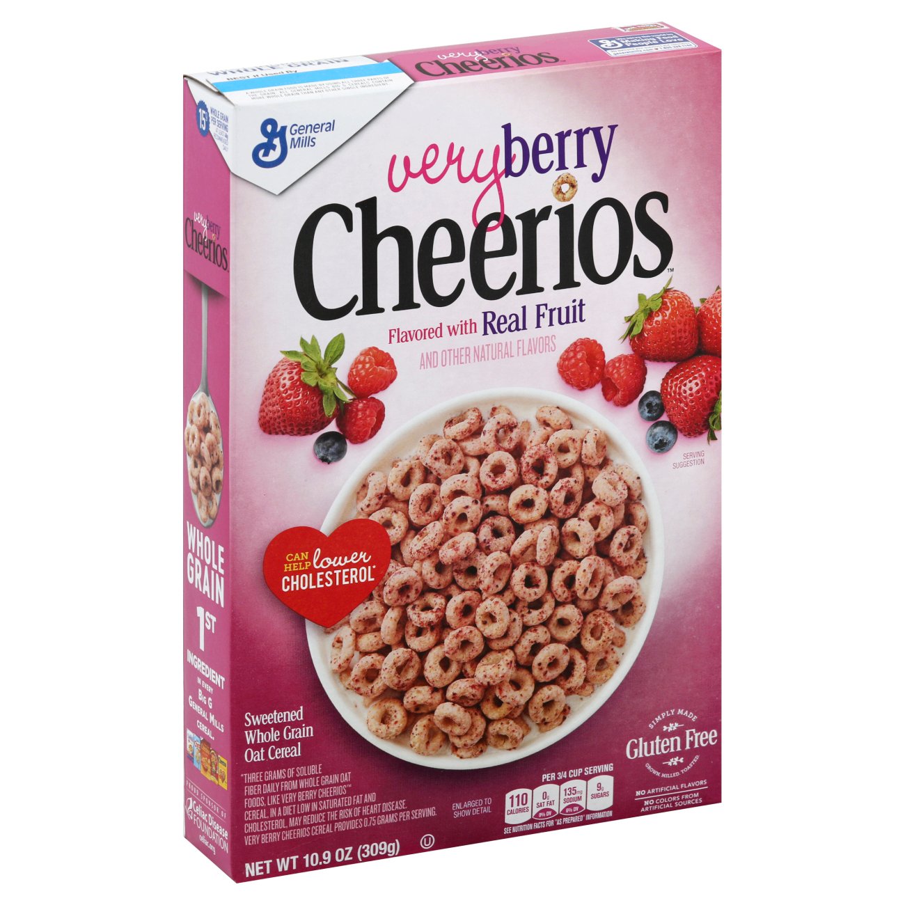 General Mills Cheerios Very Berry Cereal - Shop Cereal at H-E-B