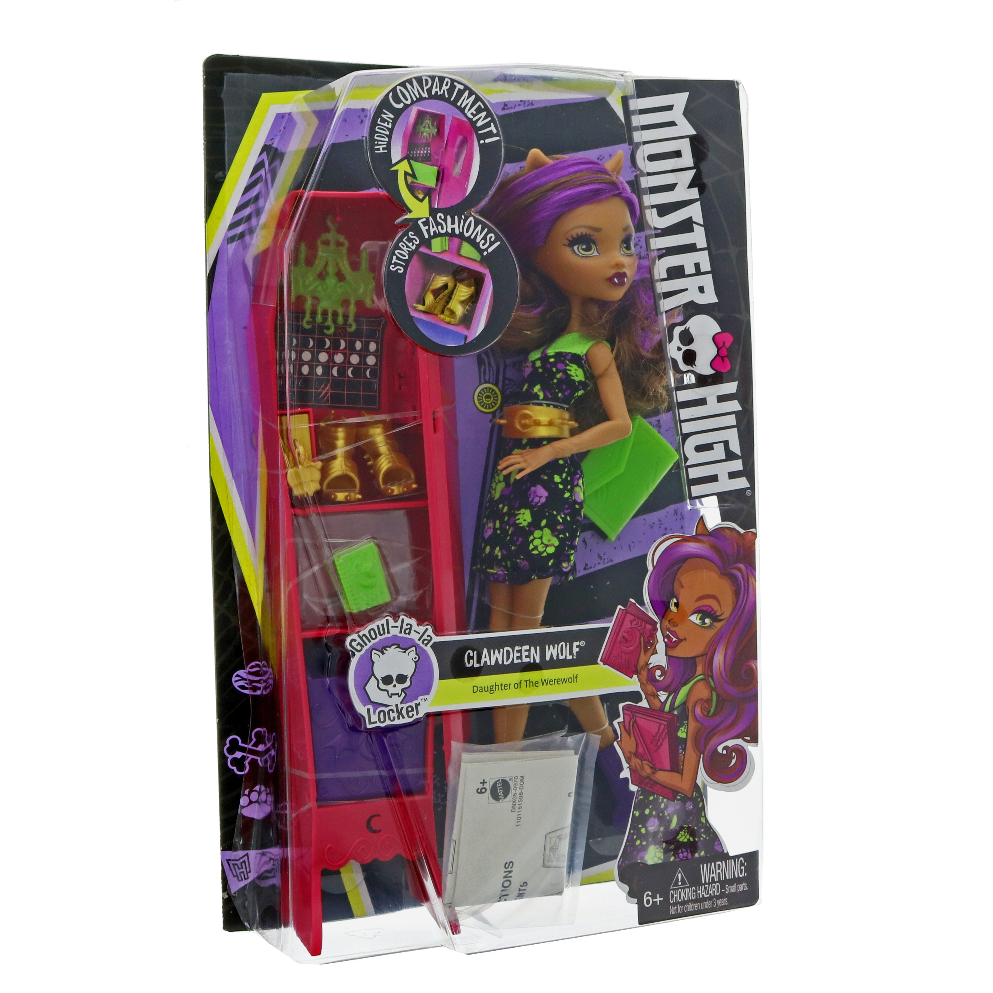 Mattel Monster High Scooter Locker Assortment - Shop Action figures ...