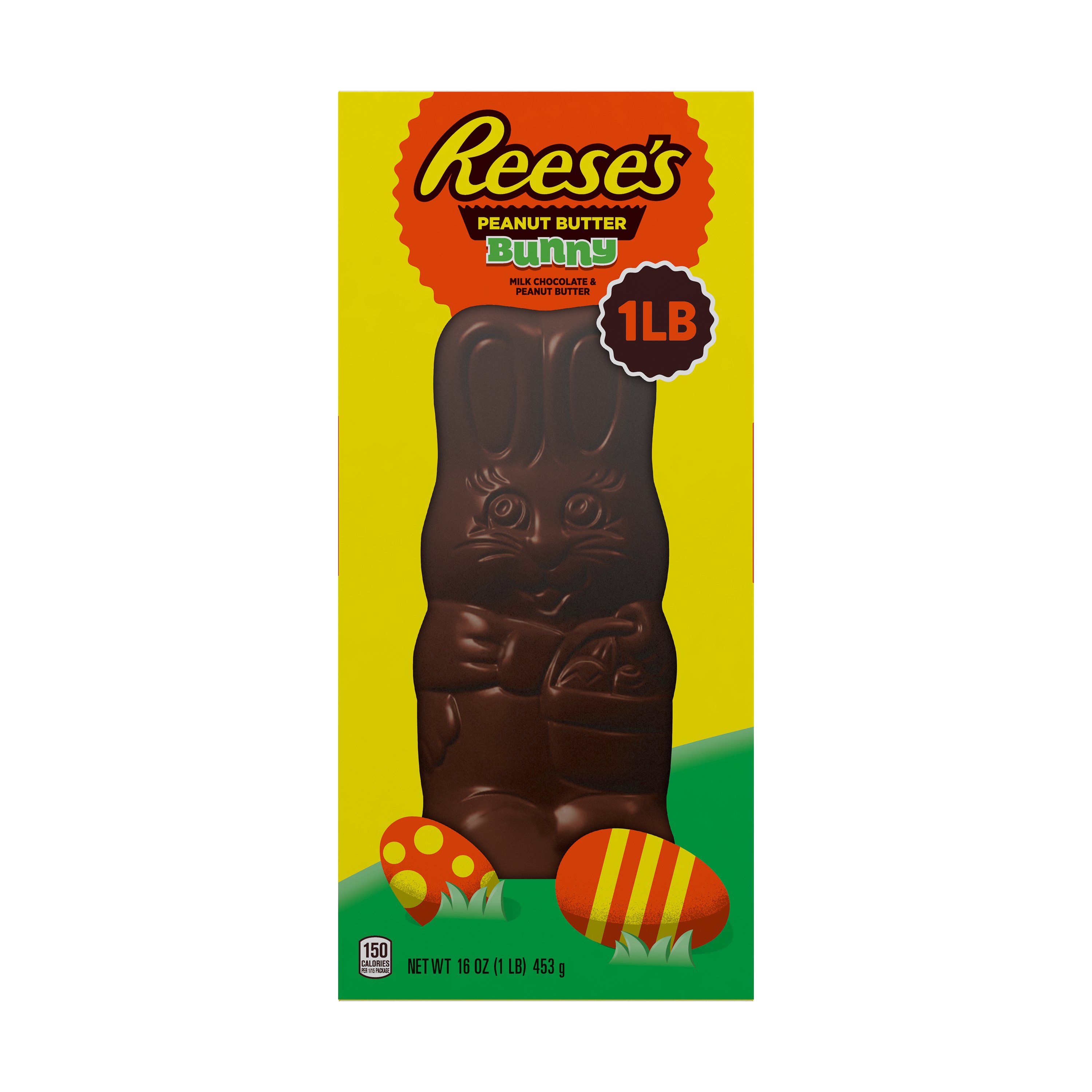 Reese's Milk Chocolate Peanut Butter Easter Bunny Candy - Shop Candy at ...
