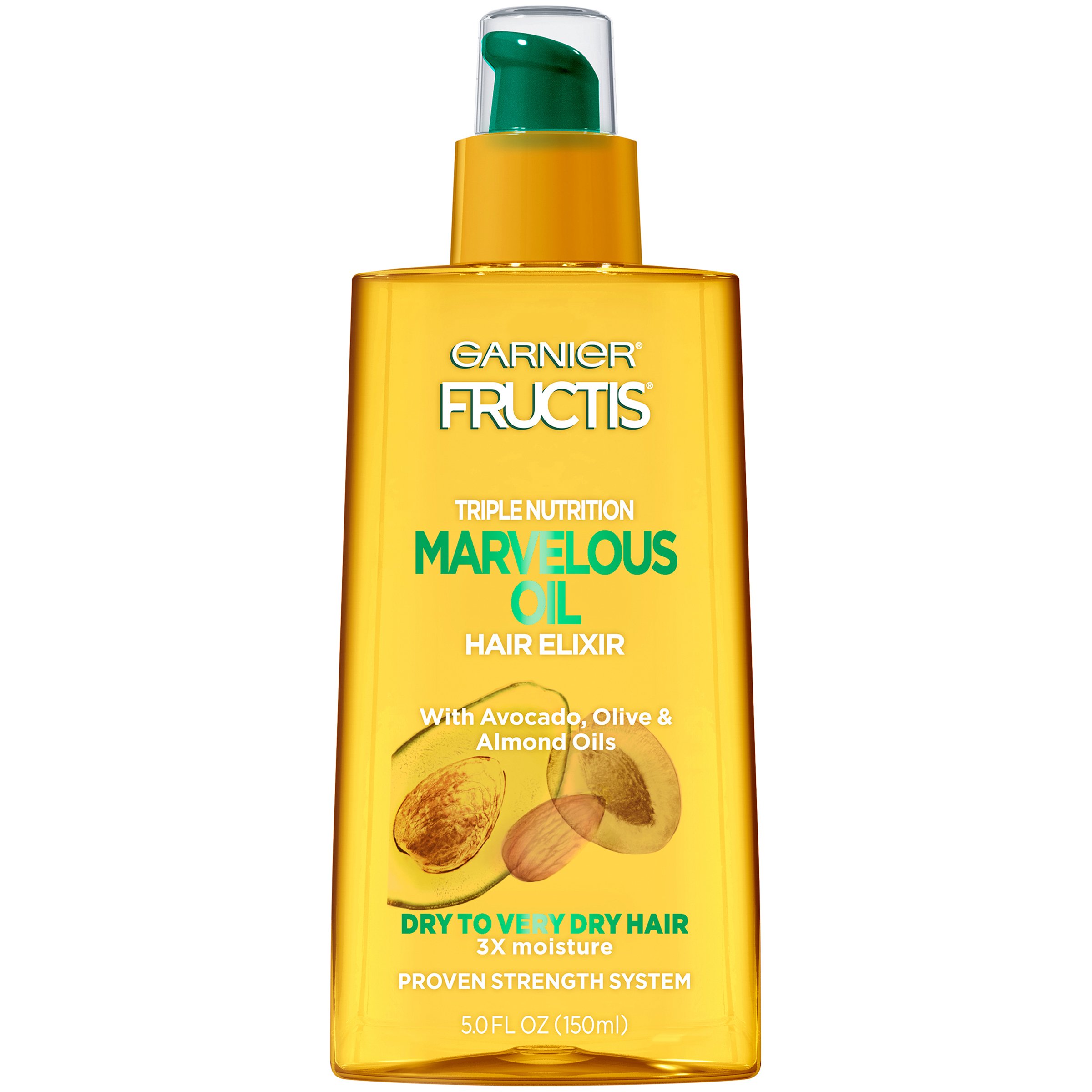 Garnier Fructis Triple Nutrition Marvelous Oil Hair Elixir - Shop ...